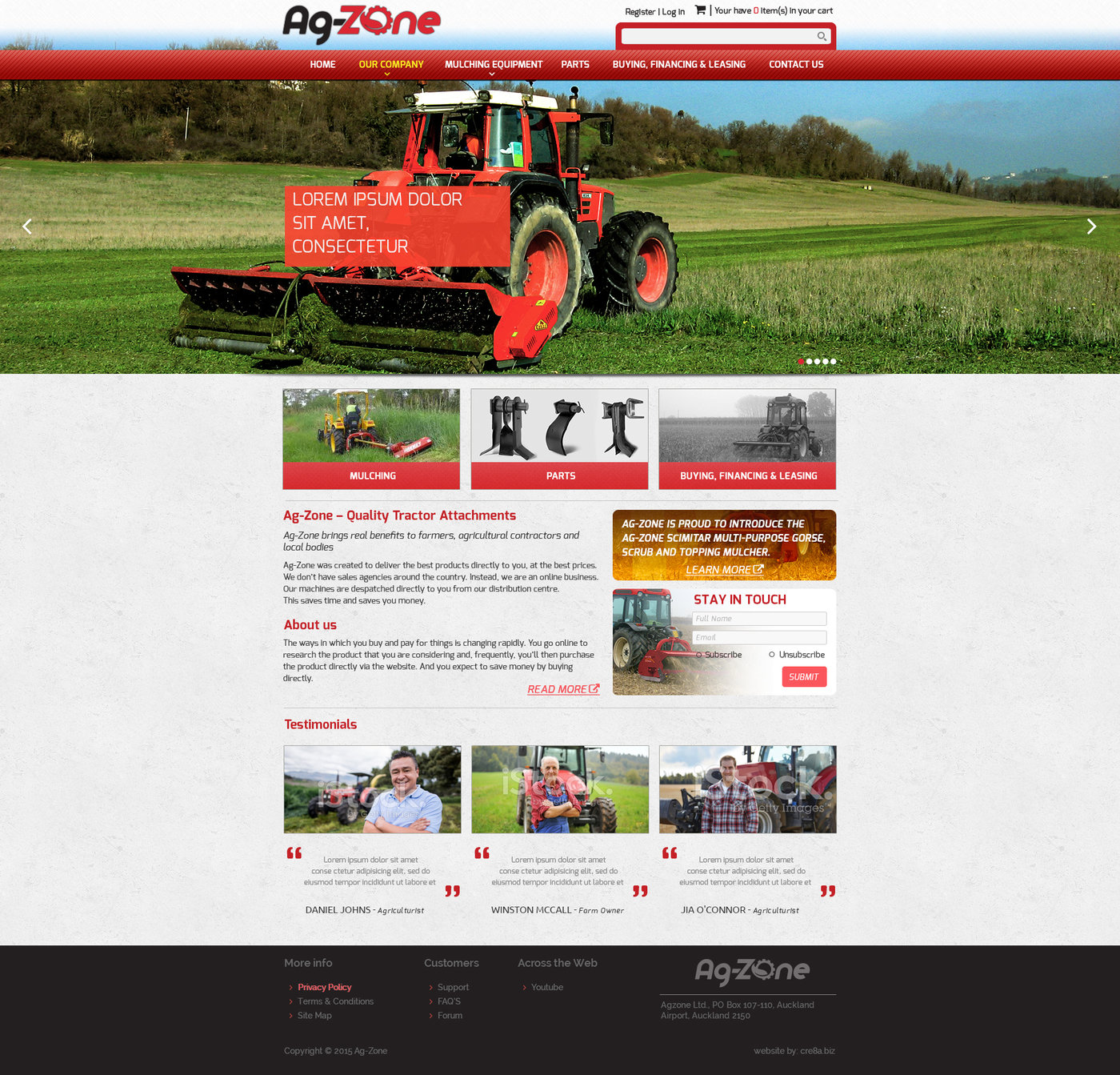 AgZone Tractors by Junry Dagohoy at Coroflot.com