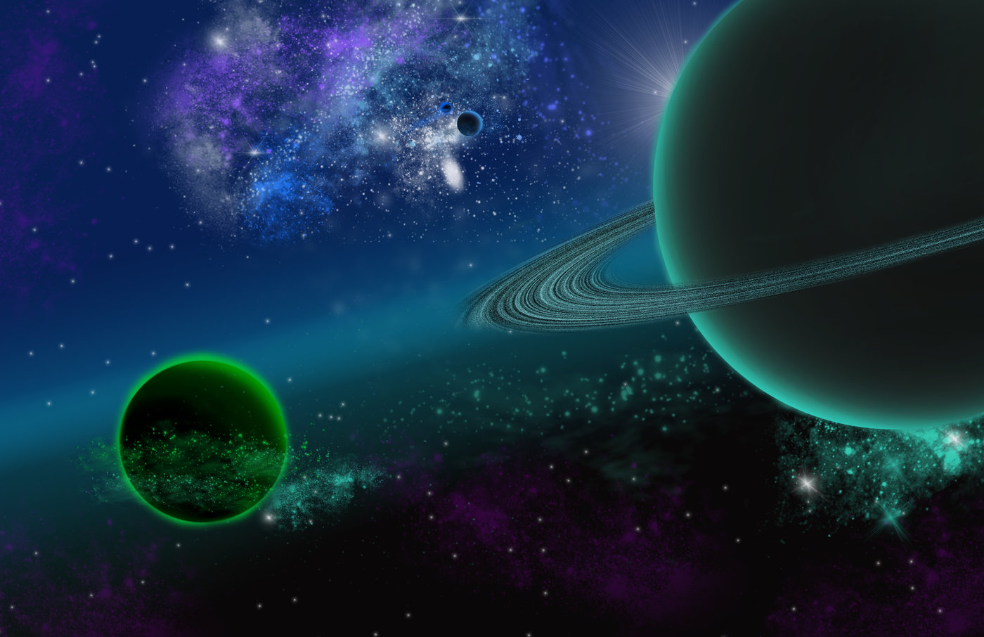 Spacescape by Samantha Brunner at Coroflot.com