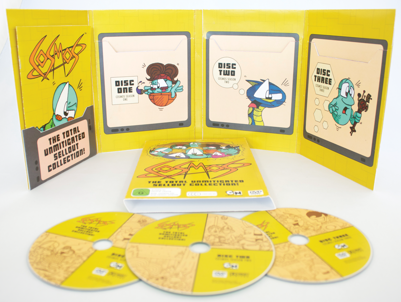 DVD package design: Cosmos by Jon Kay at Coroflot.com