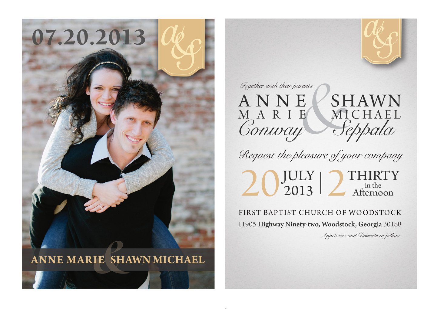 Annie & Shawn Wedding by Nicole Fleury at Coroflot.com