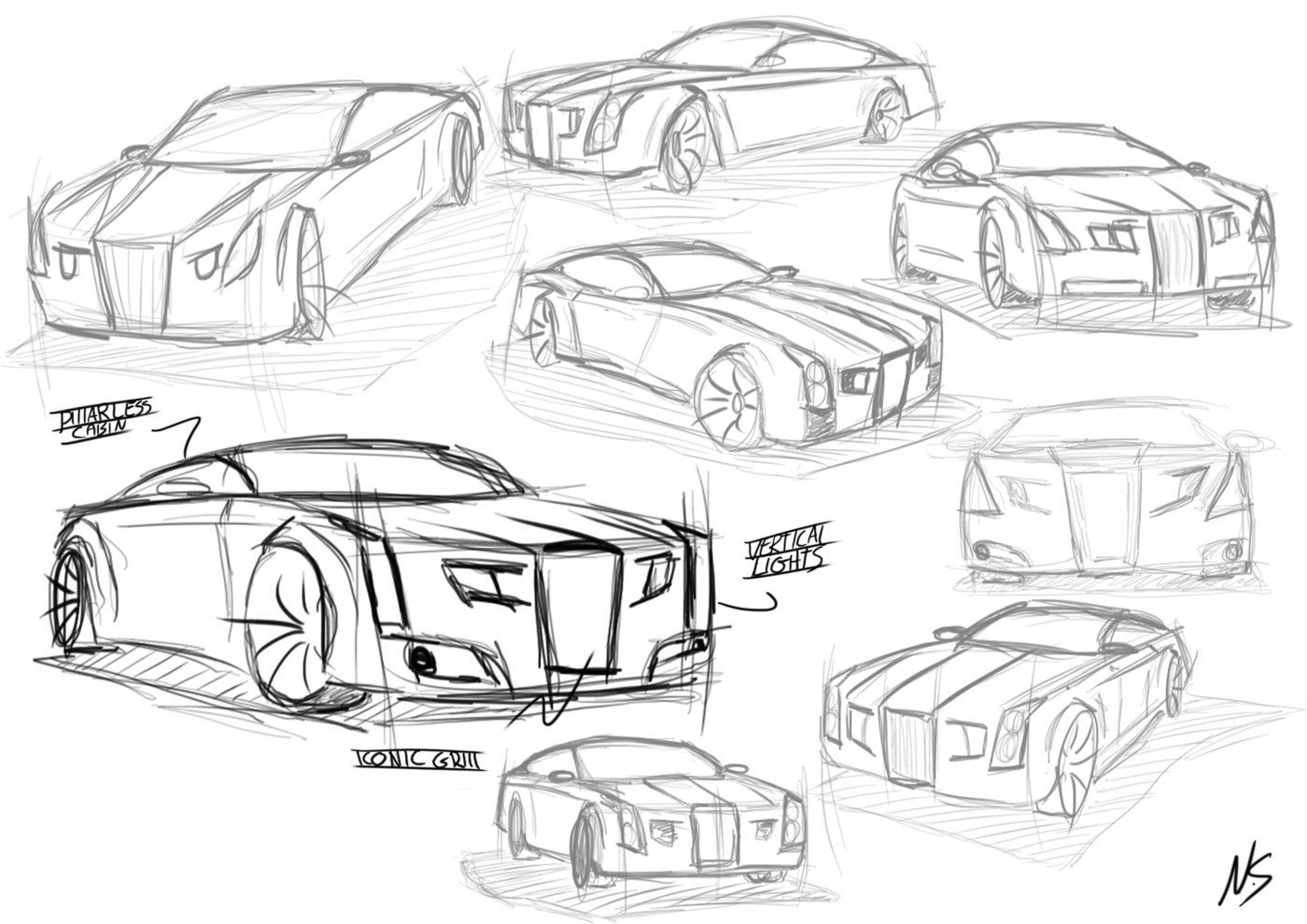 Facel Vega redesign project by Nathaniel Schofield at Coroflot.com