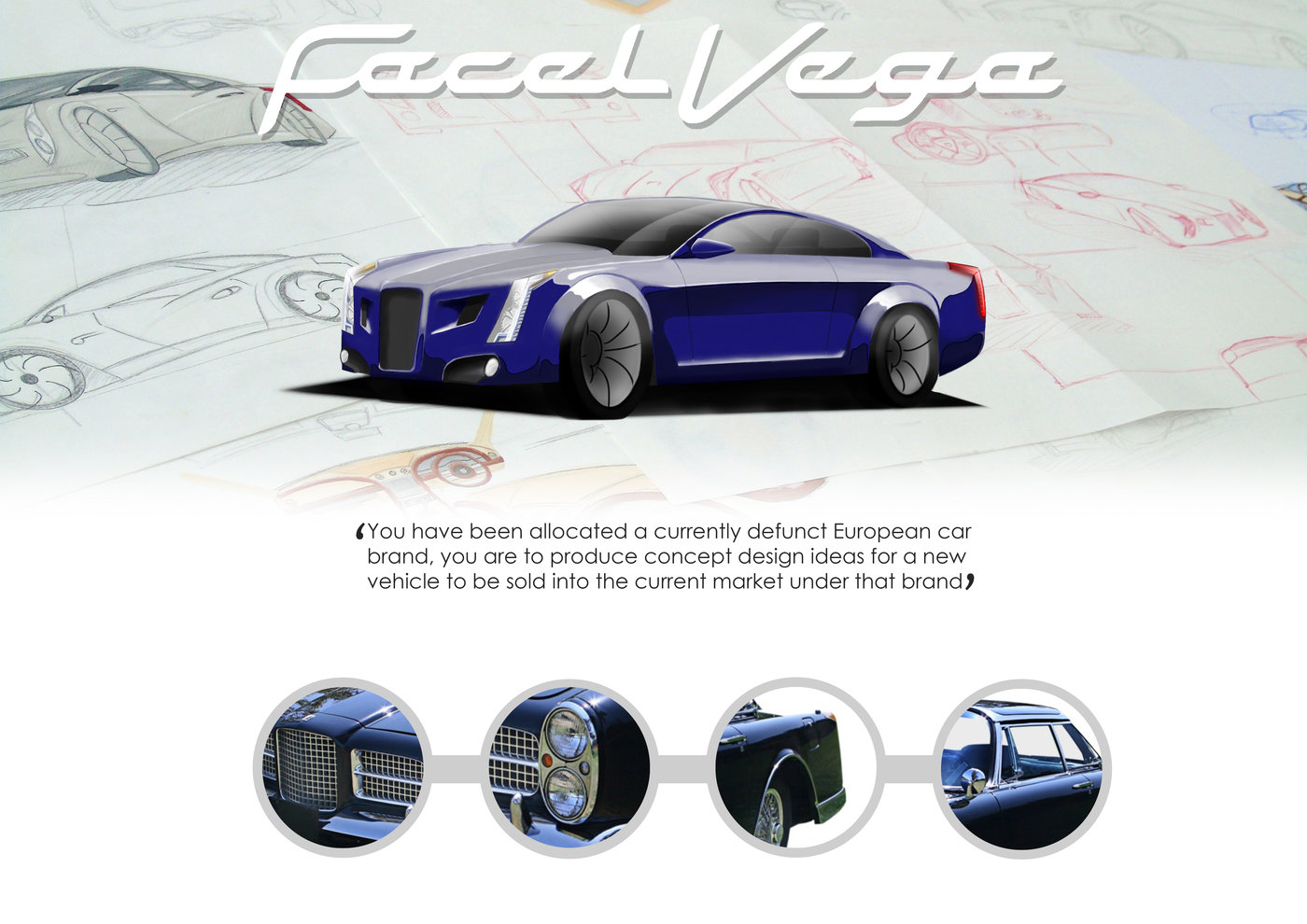 Facel Vega redesign project by Nathaniel Schofield at Coroflot.com