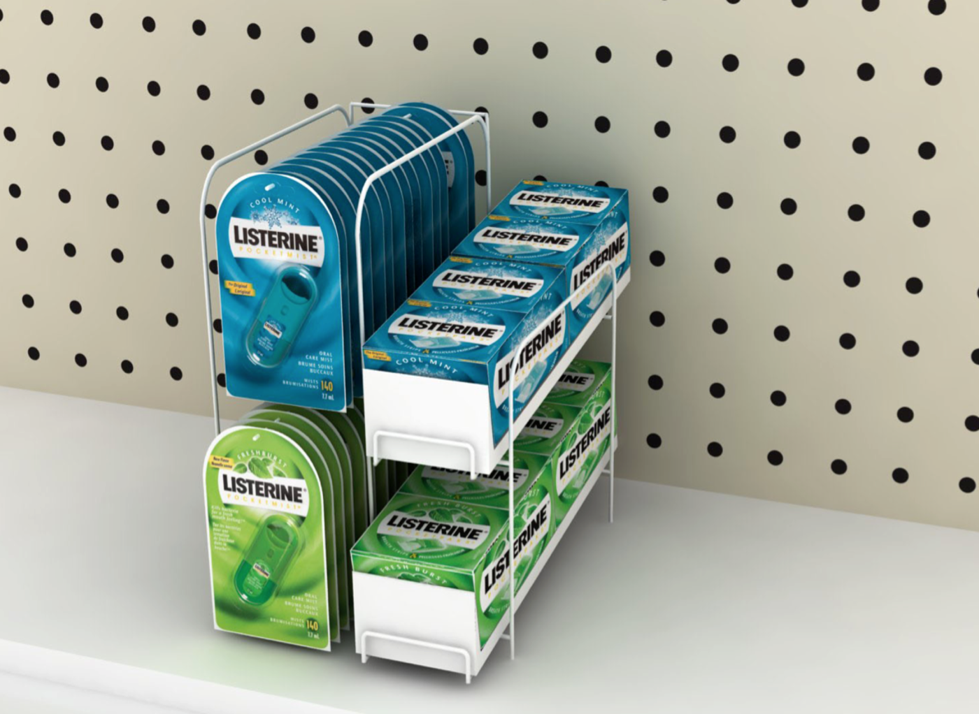 Stacked Listerine Display 2 - Rhino by Chelsea Byers at Coroflot.com