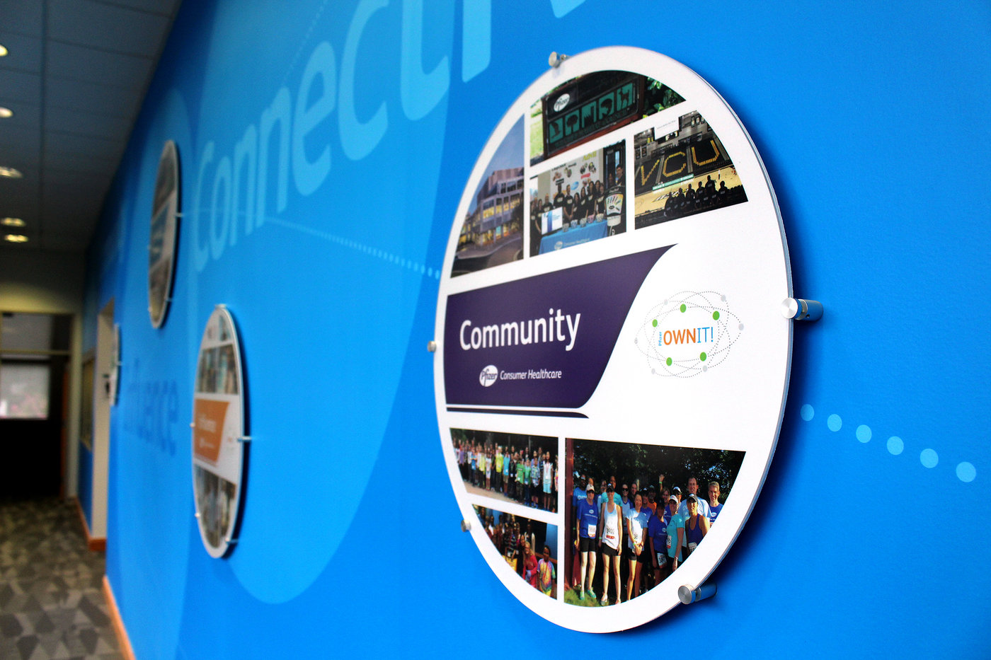 Pfizer Values Wall Mural by Brad Kite at Coroflot.com