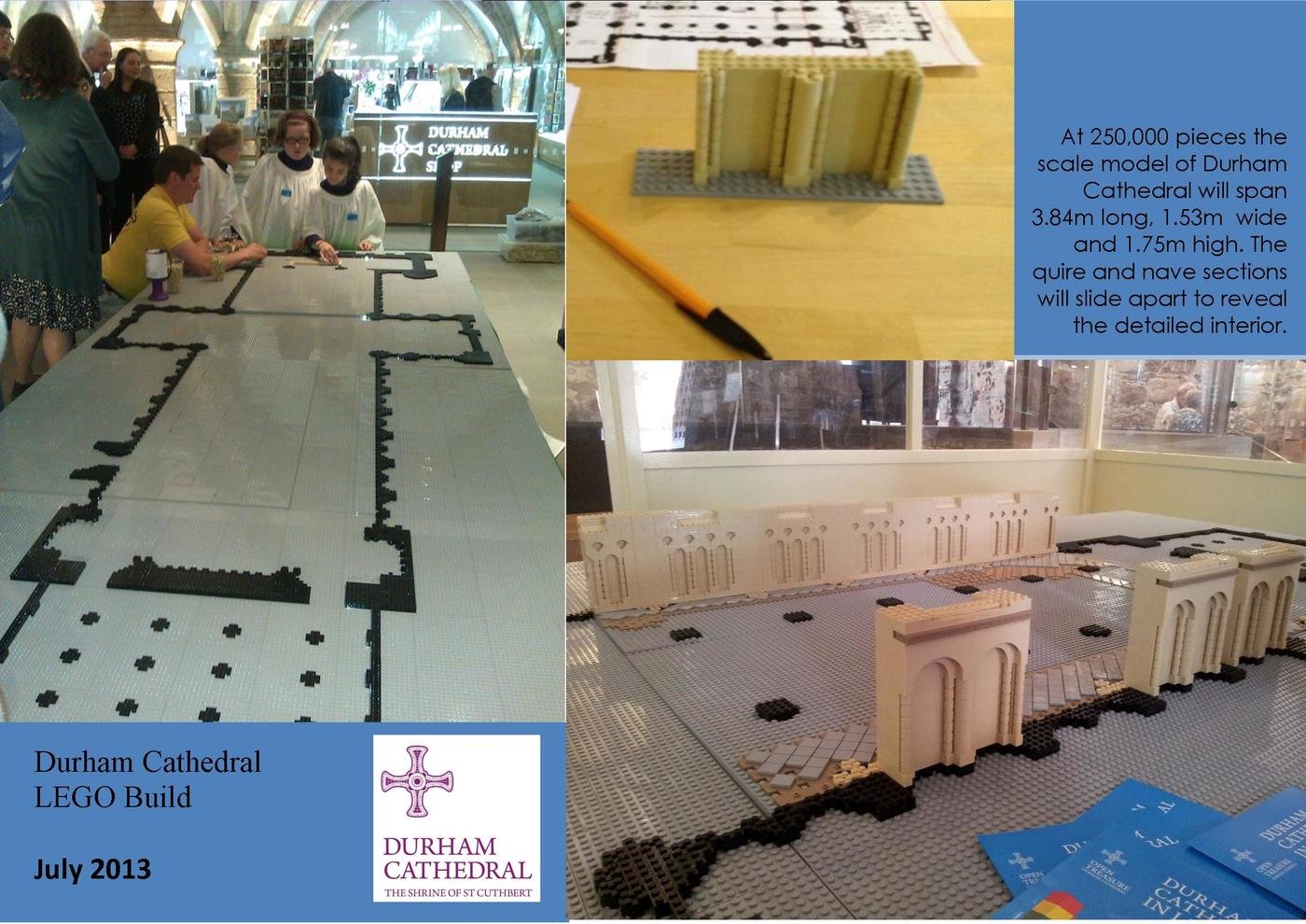 Durham Cathedral LEGO build (ongoing) by Matt Kirby at Coroflot.com