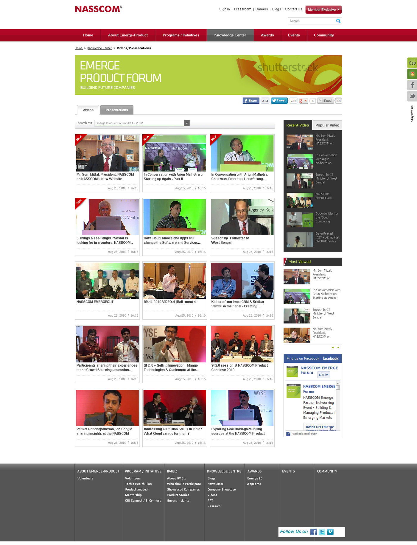 NASSCOM - Layouts by Sumit Kumar at Coroflot.com