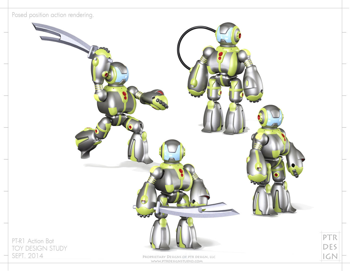 PT-R1 Action Bot Toy Study by Peter Ragonetti at Coroflot.com