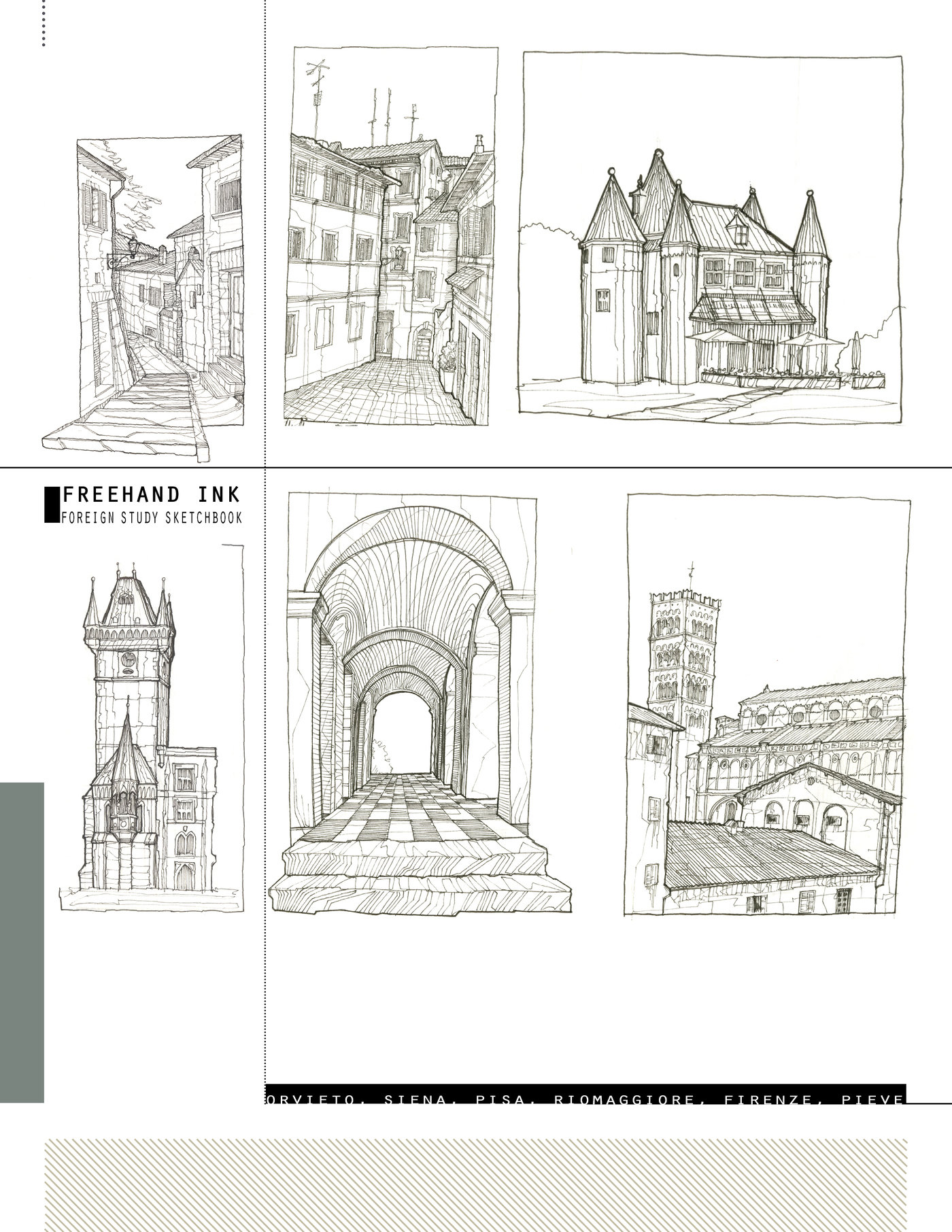 Foreign Study Observation Drawings by Rhys Andersen at Coroflot.com