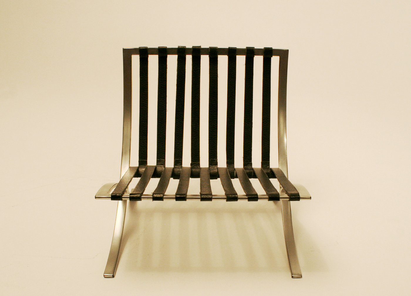 Barcelona chair scaled model. by Walter Castro at Coroflot.com