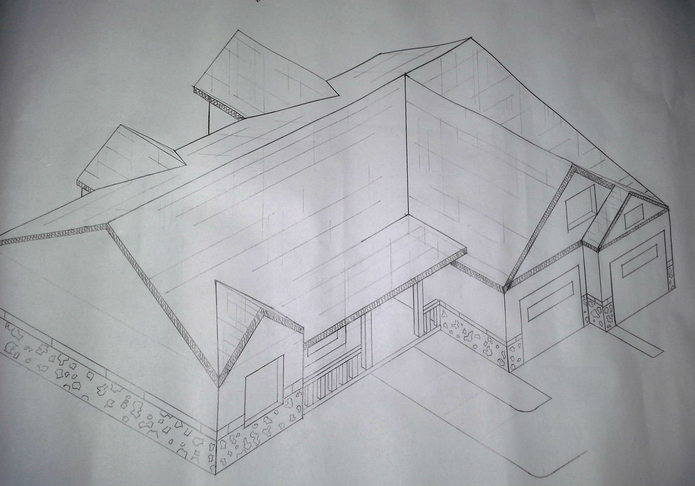 45 degree and 30 degree home perspective (Exterior and Interior) by ...