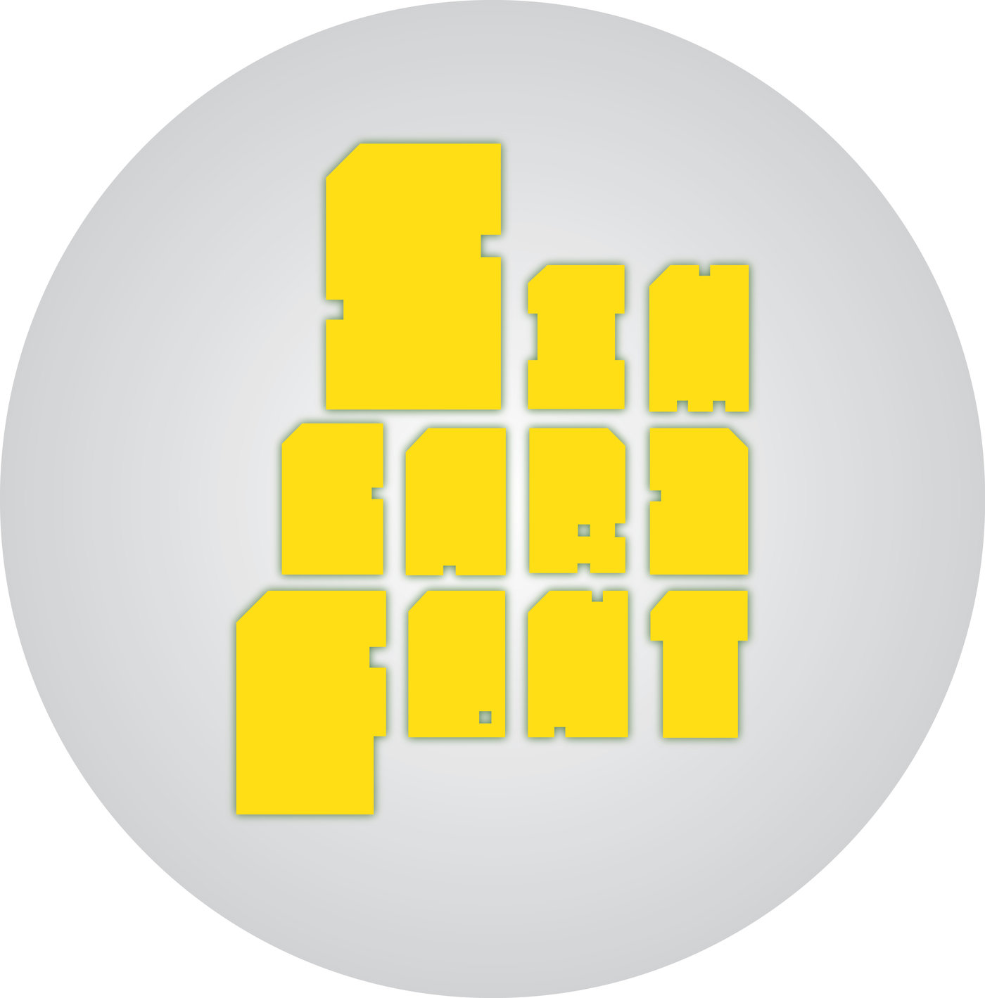 sim card font (type design) by Paresh Jadhav at Coroflot.com