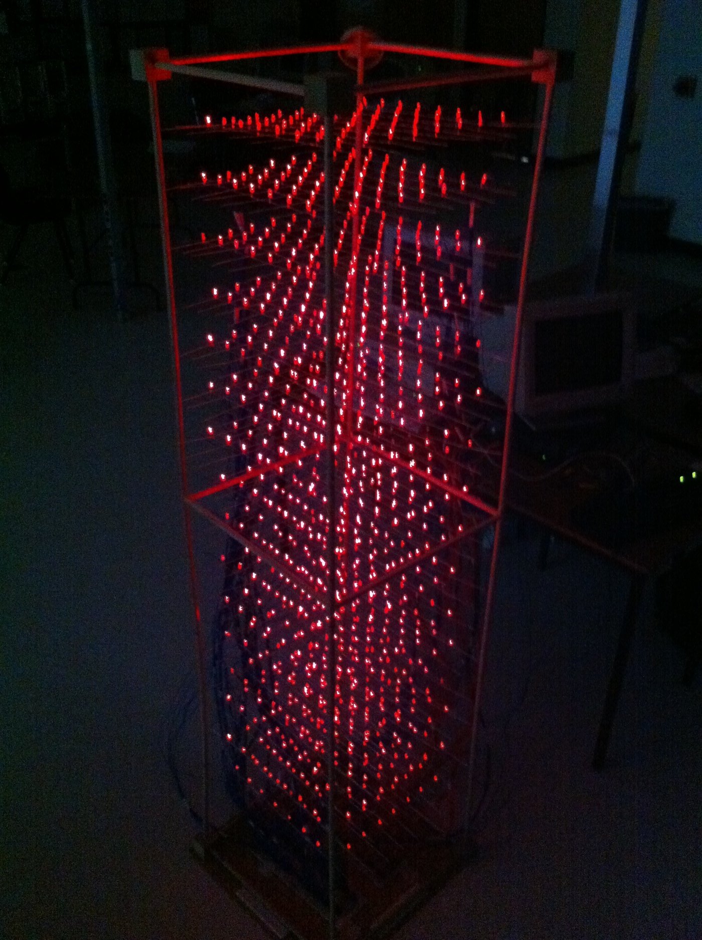 16x8x8 LED Prism by Dominic Bola at Coroflot.com