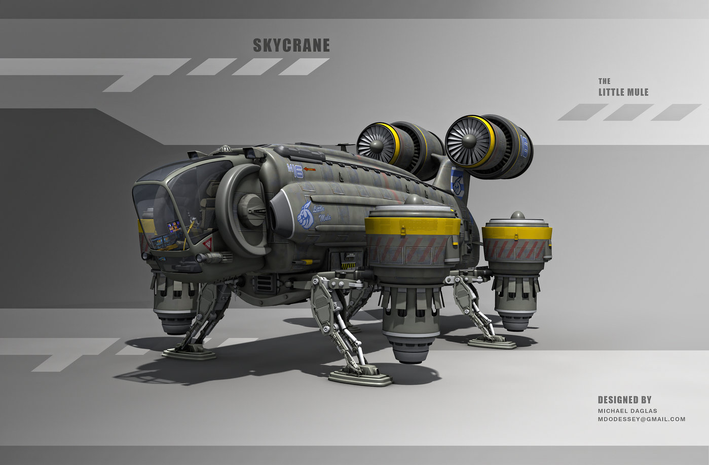 Sky Crane Concept by Michael Daglas at Coroflot.com