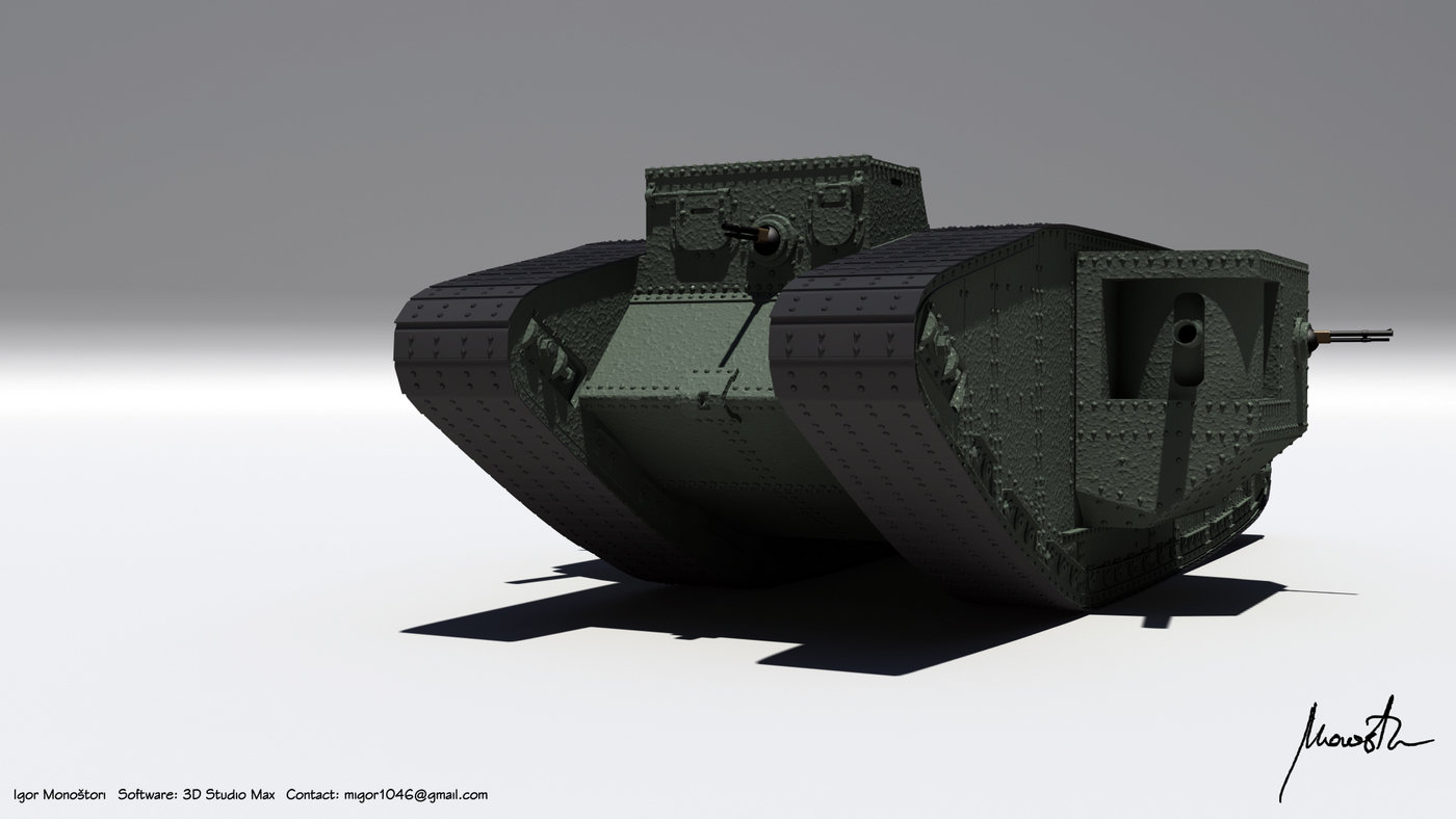 Mark V Tank by Igor Monoštori at Coroflot.com