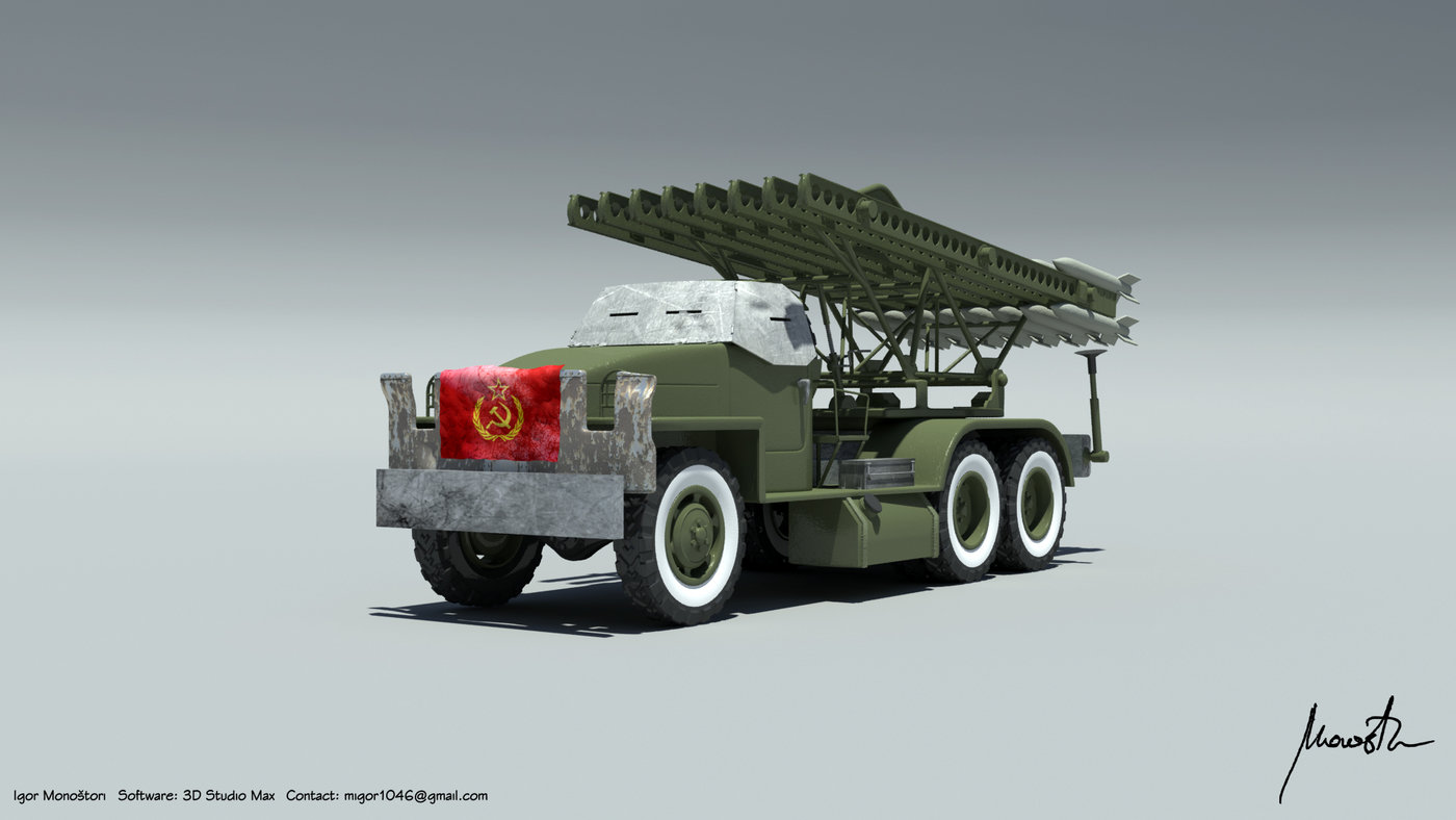 Katyusha rocket launcher by Igor Monoštori at Coroflot.com