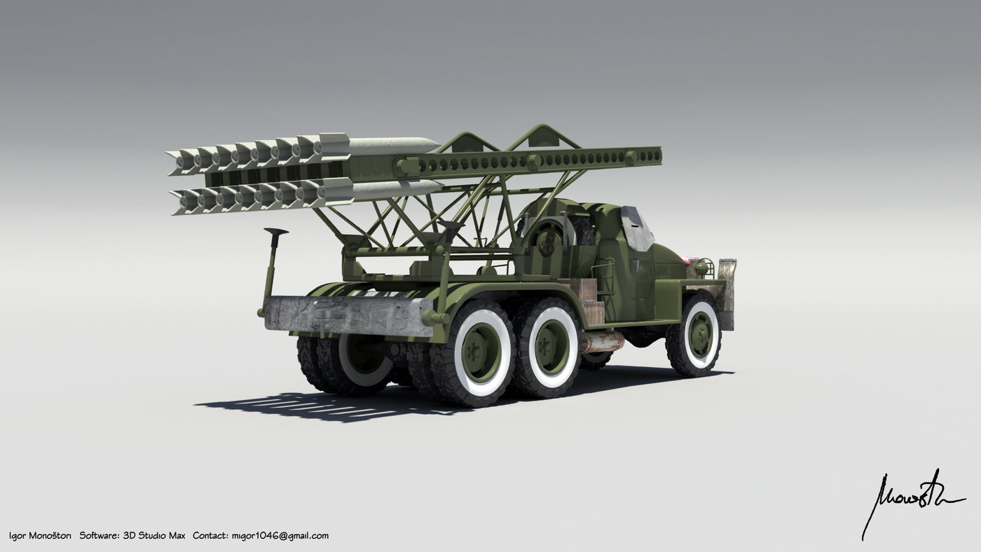 Katyusha rocket launcher by Igor Monoštori at Coroflot.com