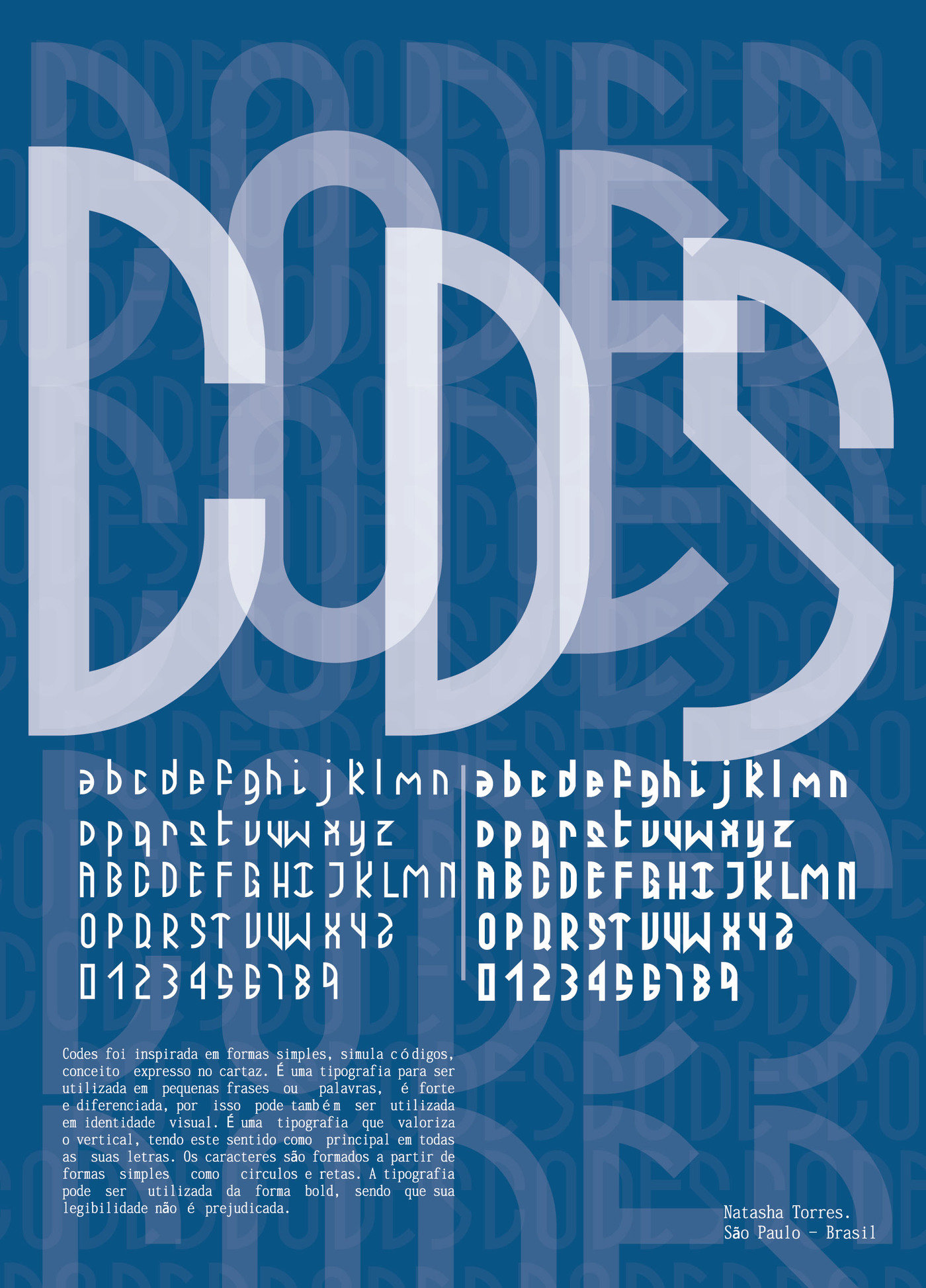 Tipografia Codes by Natasha Torres at Coroflot.com