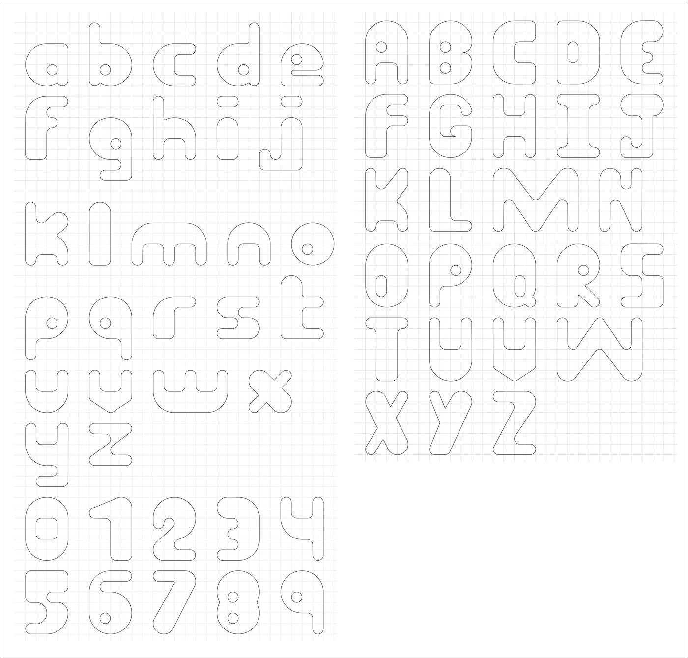 Tipografia: Curves by Natasha Torres at Coroflot.com