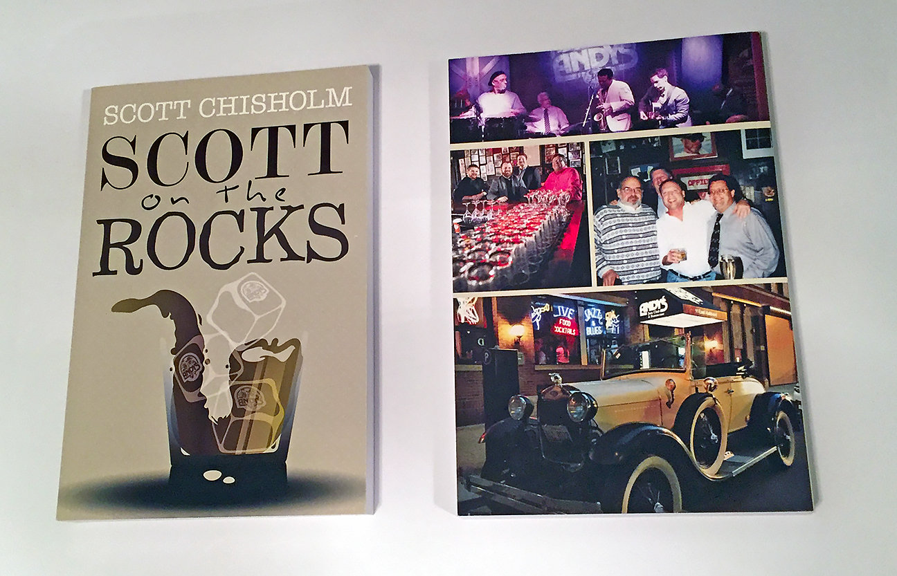 Scott On The Rocks Book Cover by Brad Spalding at Coroflot.com