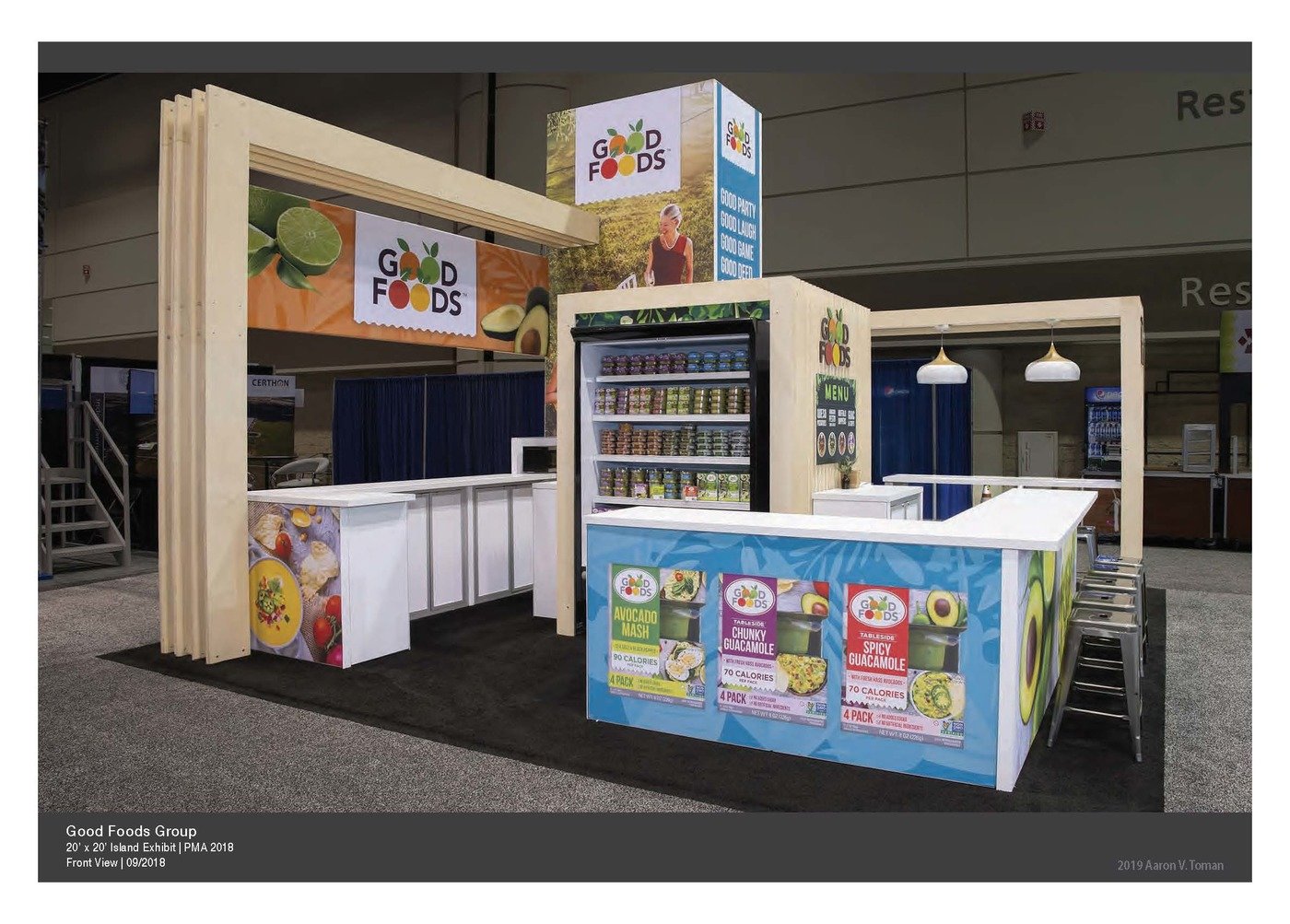 Good Foods Group an PMA 2018 20'x20' by Aaron Toman at Coroflot.com