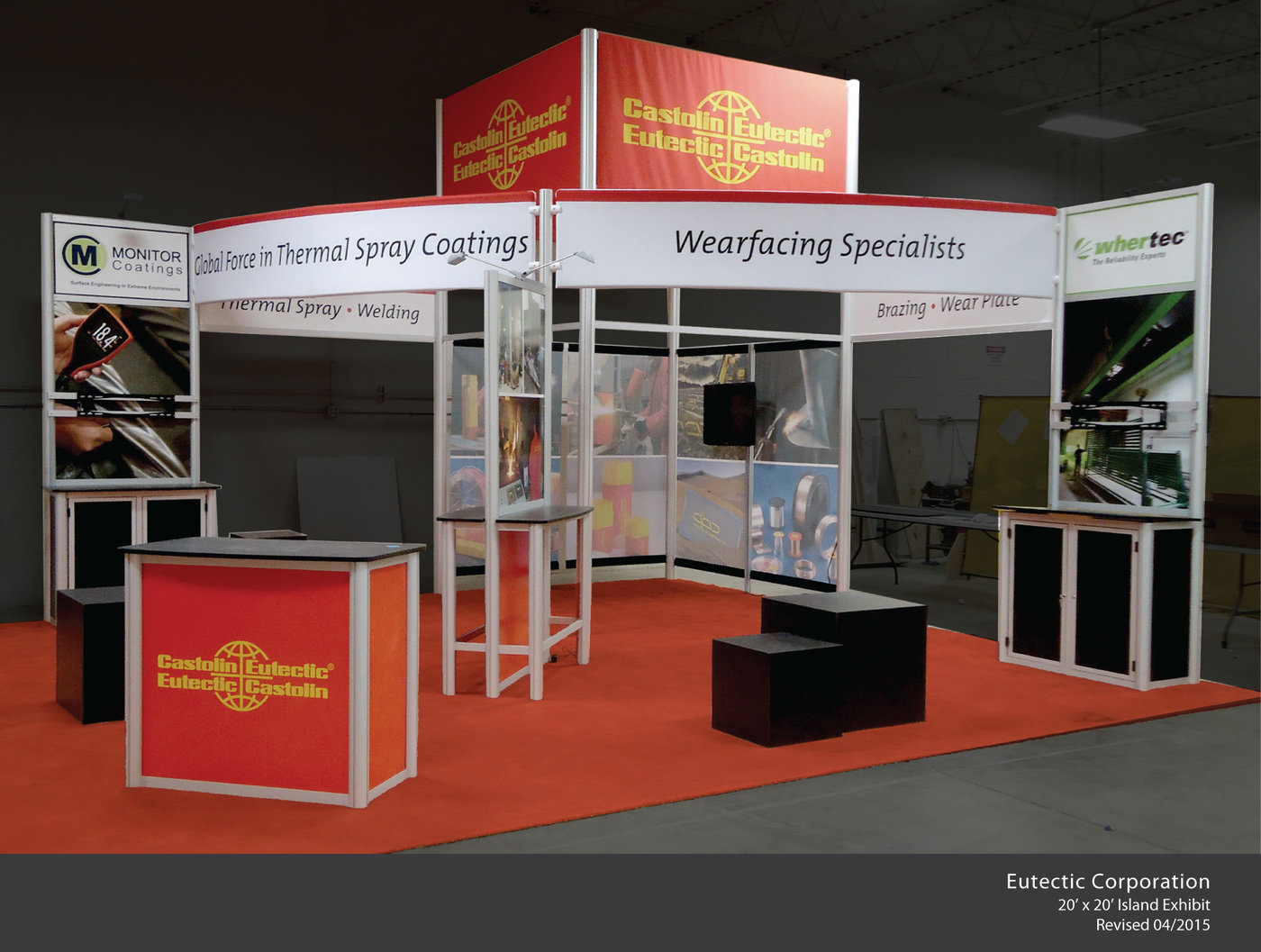 Eutectic 20' x20' Island Exhibit by Aaron Toman at Coroflot.com