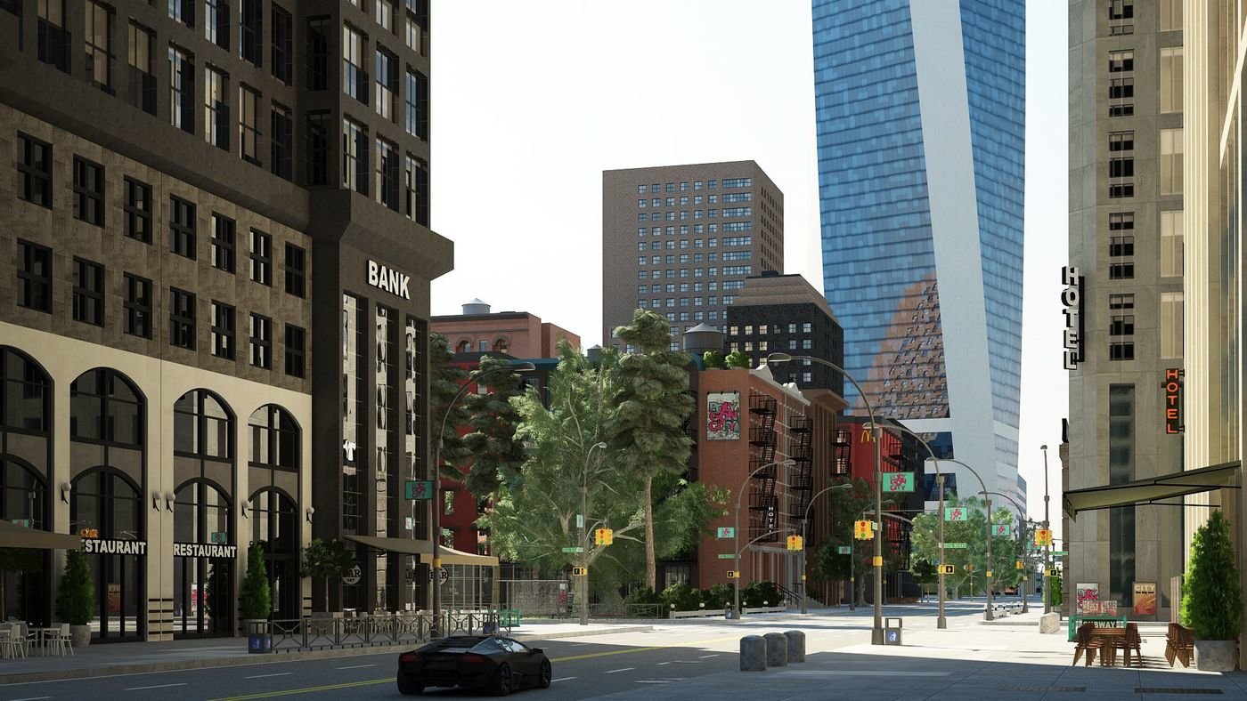 3D City Model Streets by Adrian Cornea at Coroflot.com