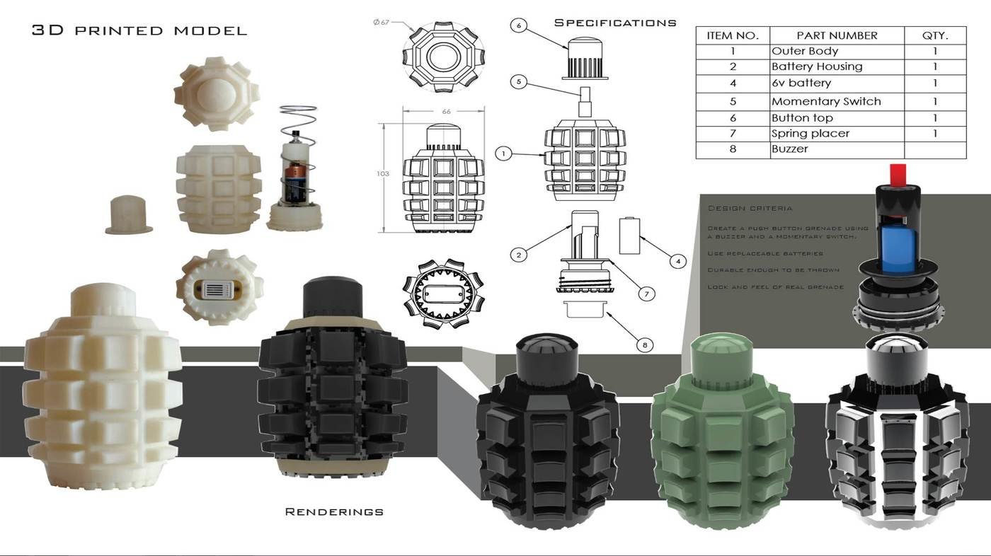 Training Grenade by Benton Chambers at Coroflot.com
