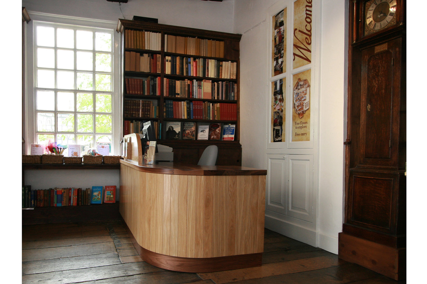 Museum Reception Desk by Daniel Beck at Coroflot.com