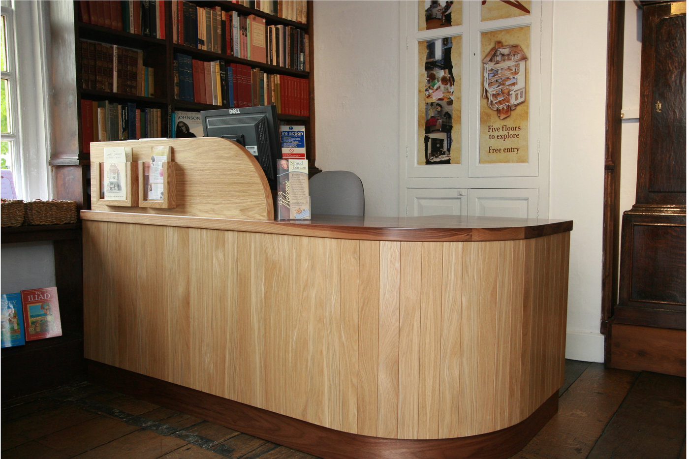 Museum Reception Desk by Daniel Beck at Coroflot.com