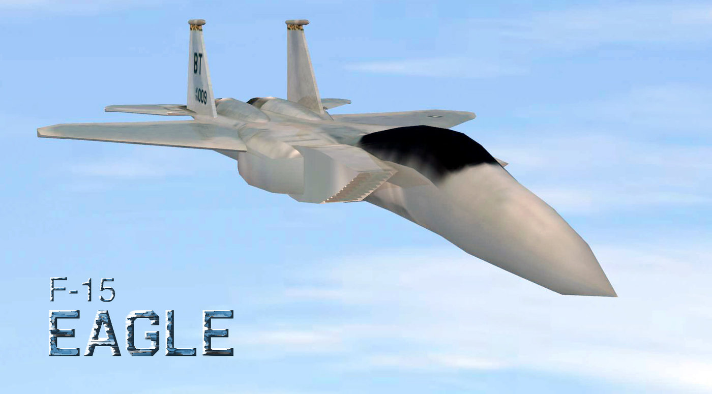 Low Poly F-15 by Matthew Sallans at Coroflot.com