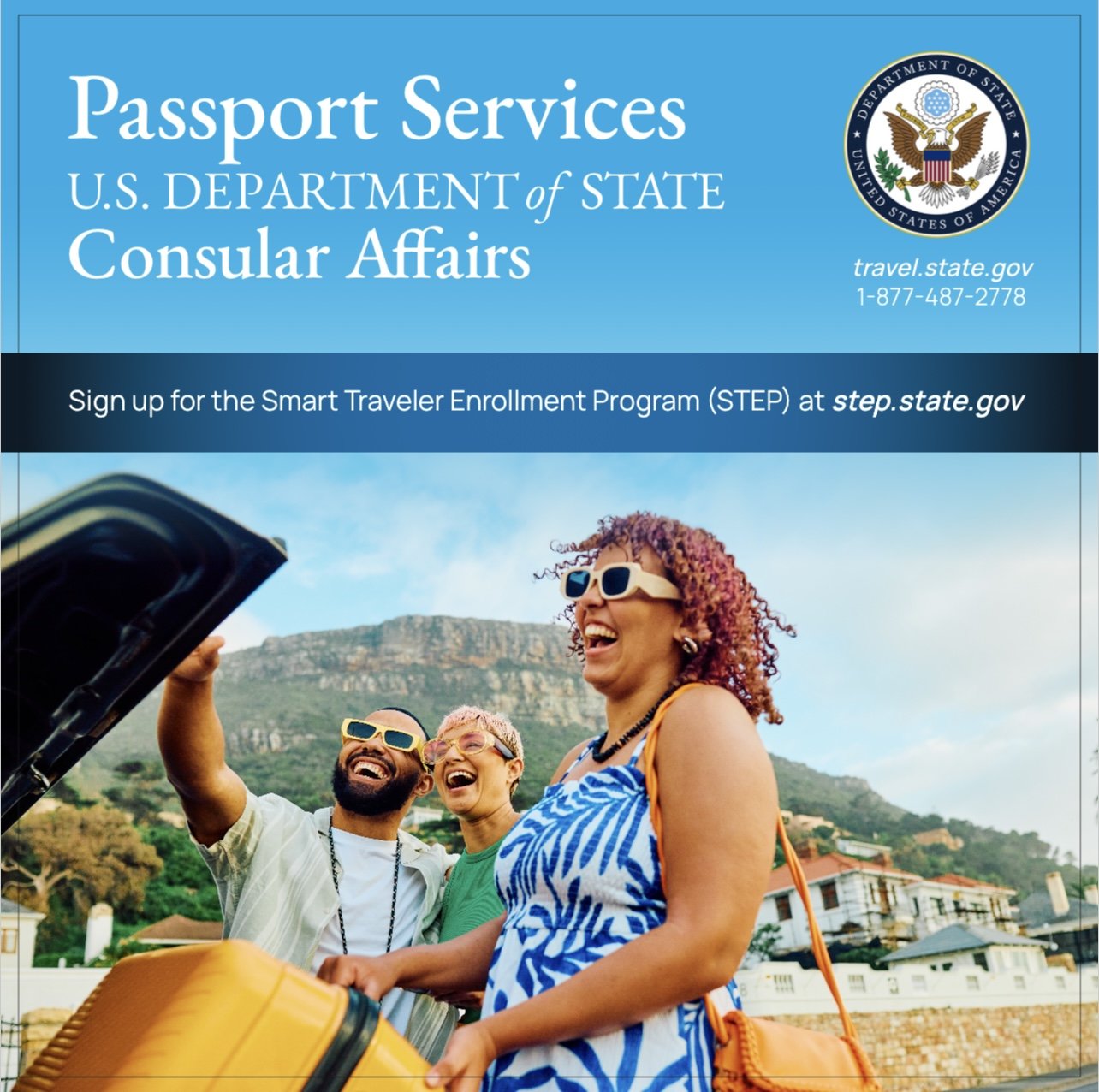 Passport Services Retractable Backdrop by Jodie Tawiah at Coroflot.com