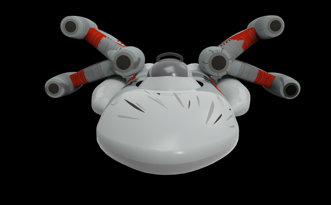 Star Wars X-wing fighter inflatable ride on by Camilo Parra Palacio at ...