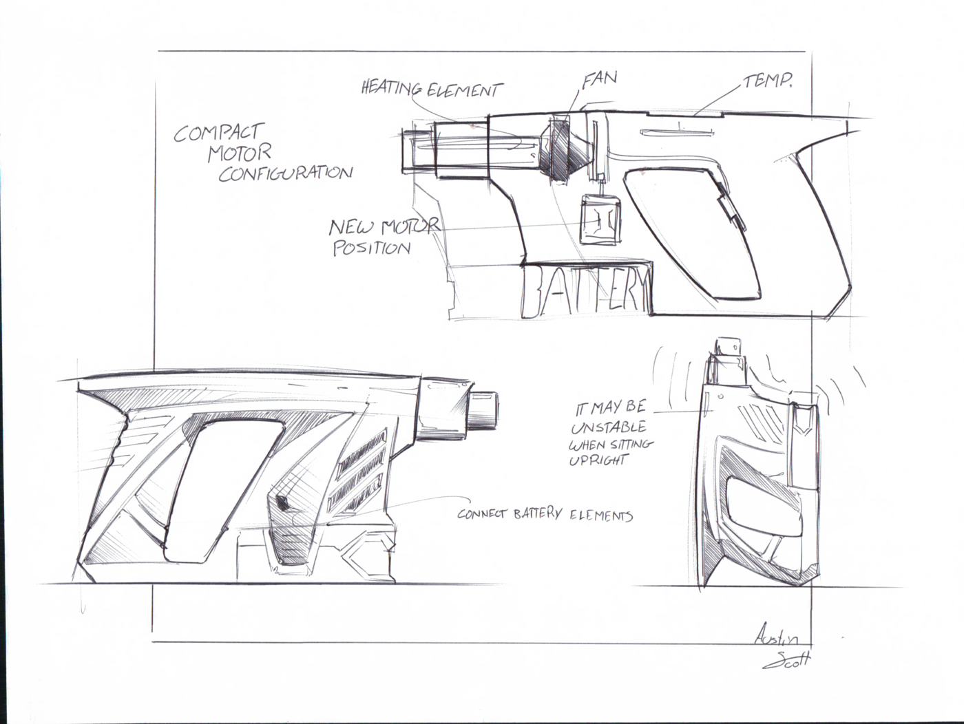 Power Tool Sketches by Austin Scott at Coroflot.com