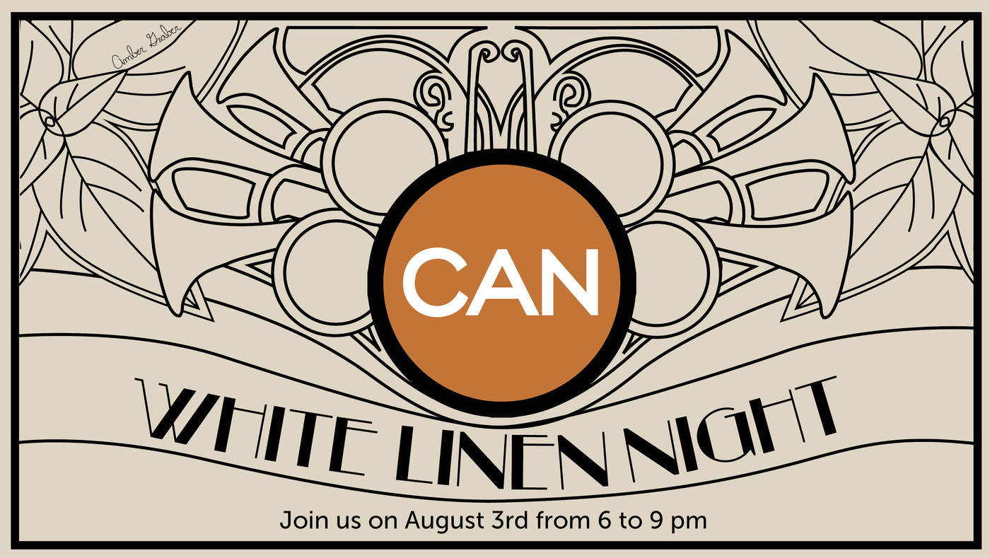 CANO White Linen Night banner by Amber Graber at Coroflot.com