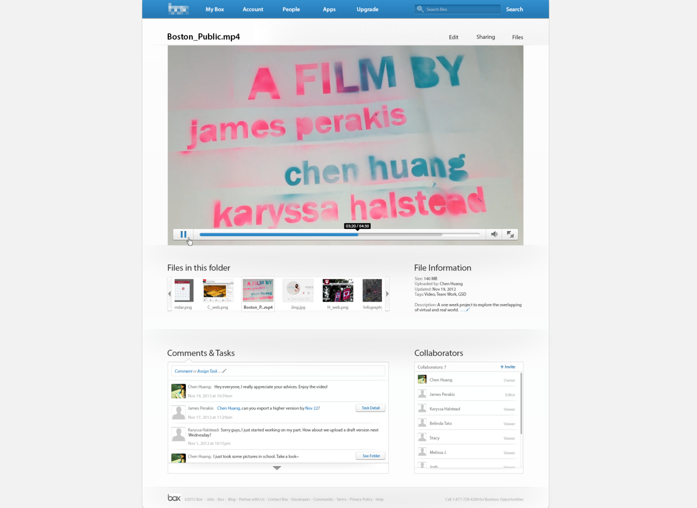 File Preview Web Interface by Chen Huang at Coroflot.com