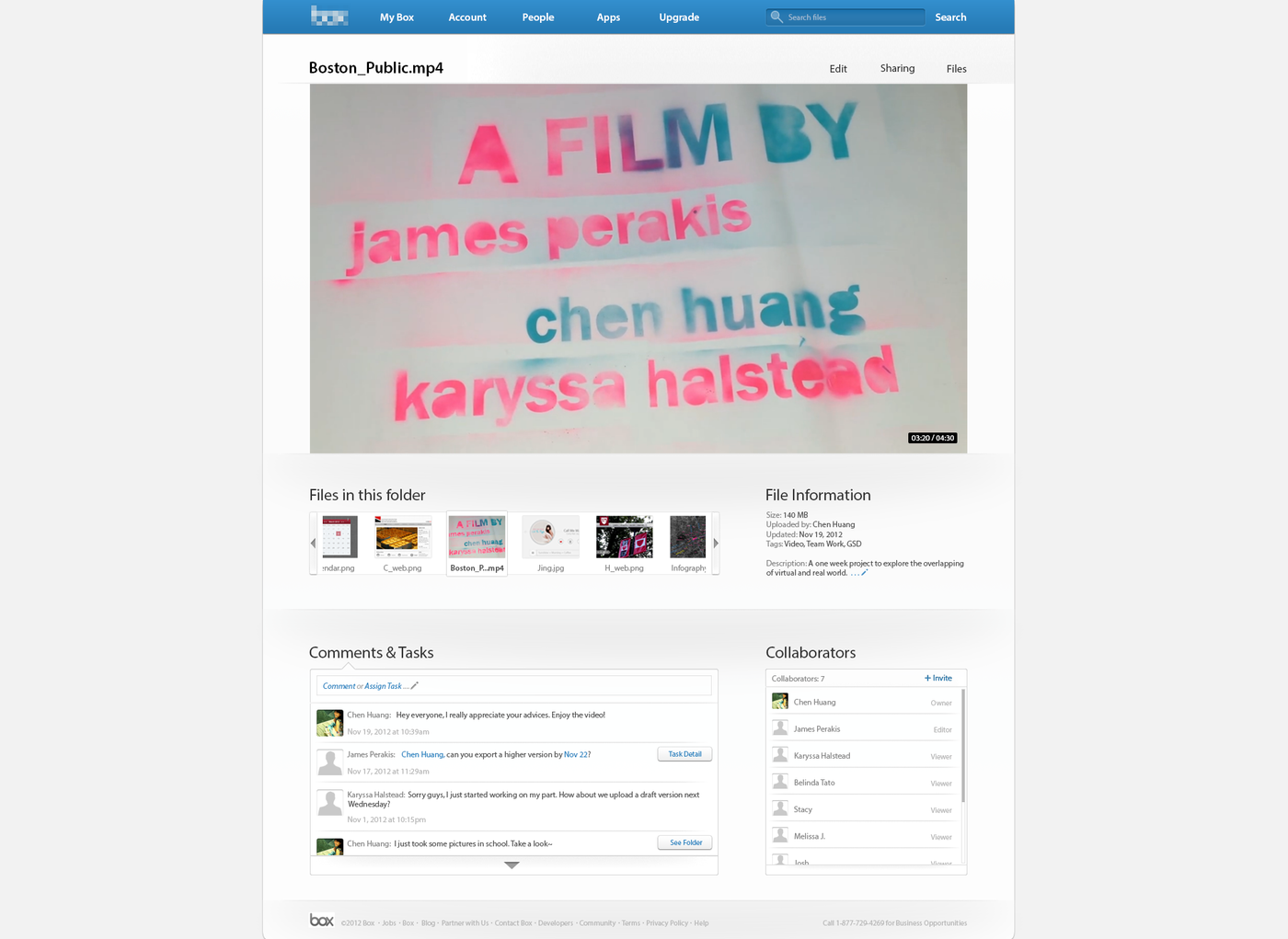 File Preview Web Interface by Chen Huang at Coroflot.com