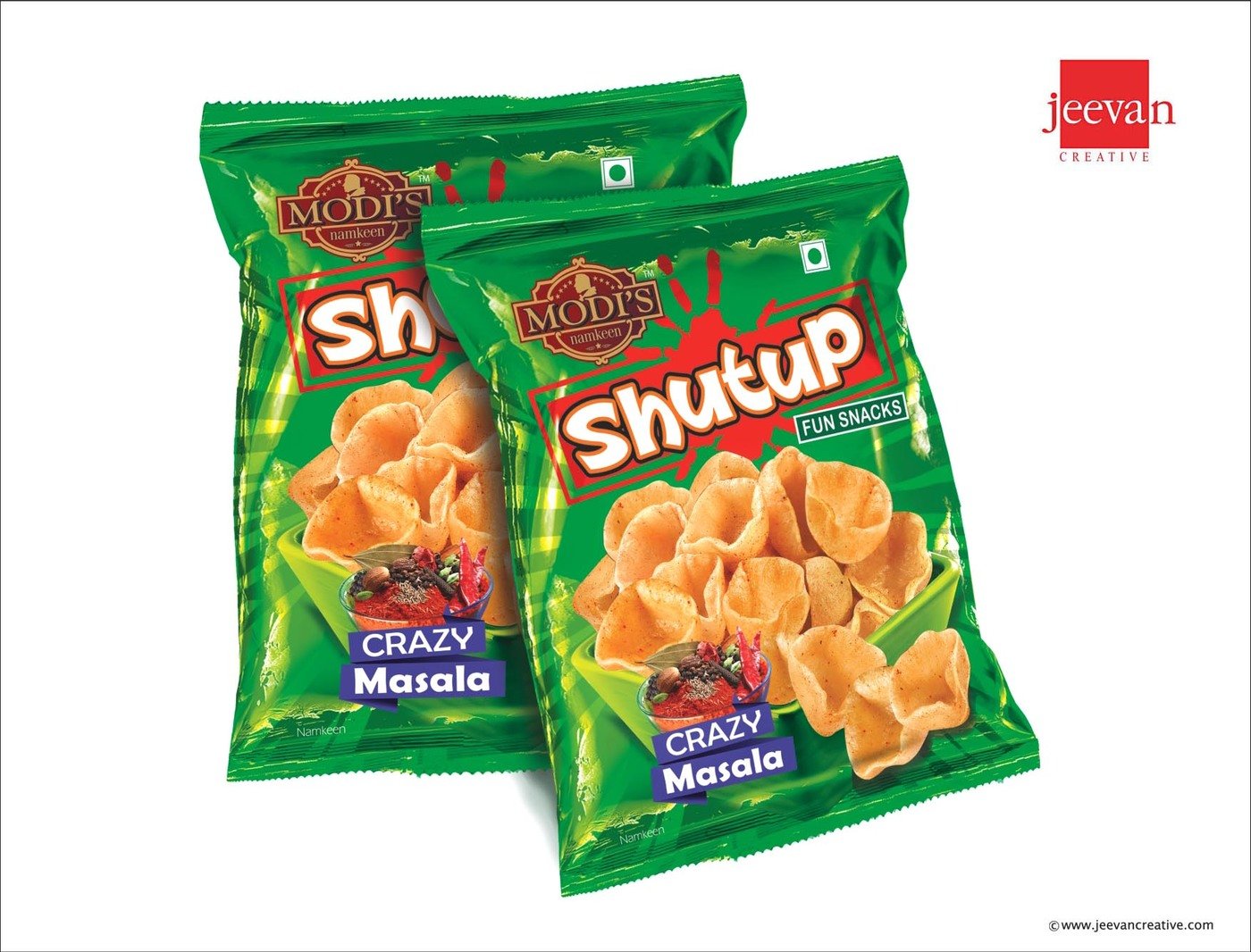 MODI Namkeen Shutup Snack Design by Rajeev Bhargavan at Coroflot.com