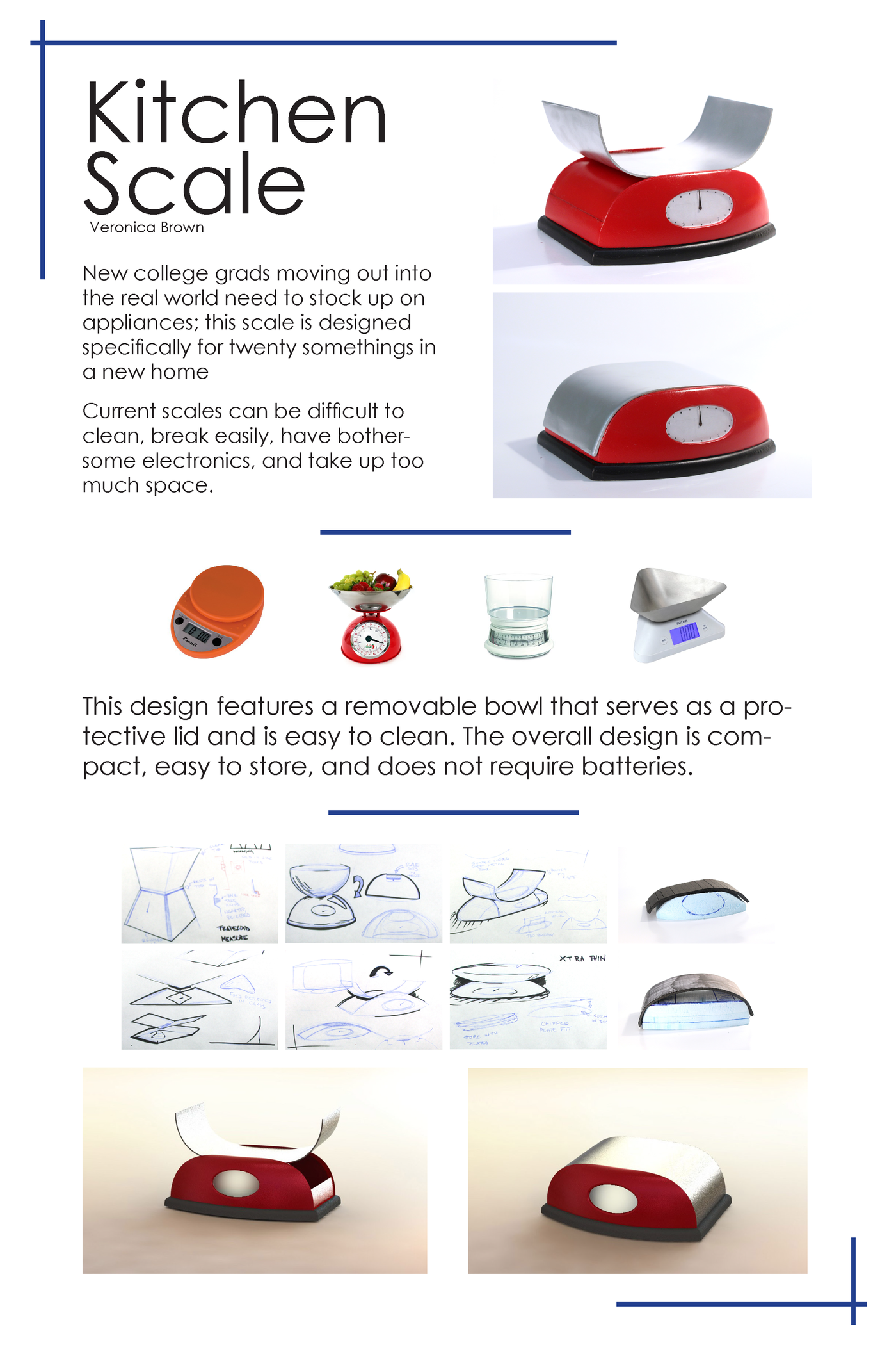 Kitchen Scale Design by Veronica Brown at Coroflot.com