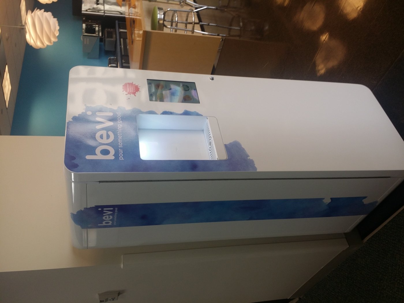 bevi - vending machine by Max Lavelle at Coroflot.com