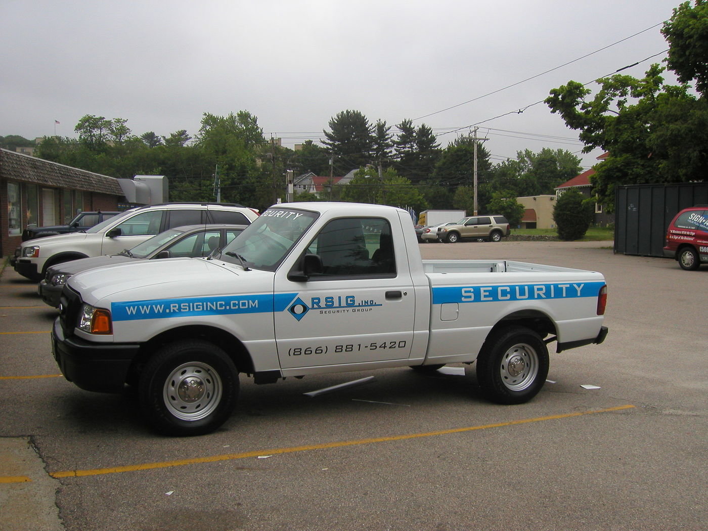RSIG Security Vehicle Lettering by Max Lavelle at Coroflot.com