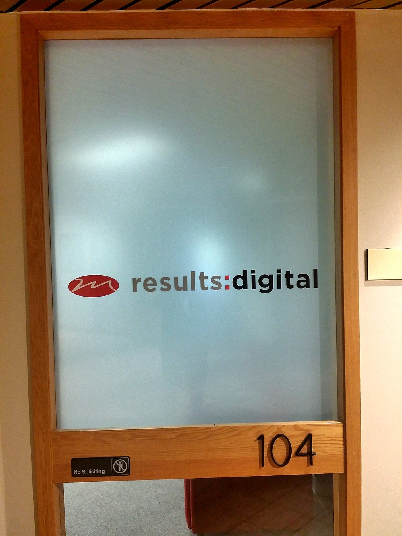 Results digital window frosting and office logos by Max Lavelle at ...