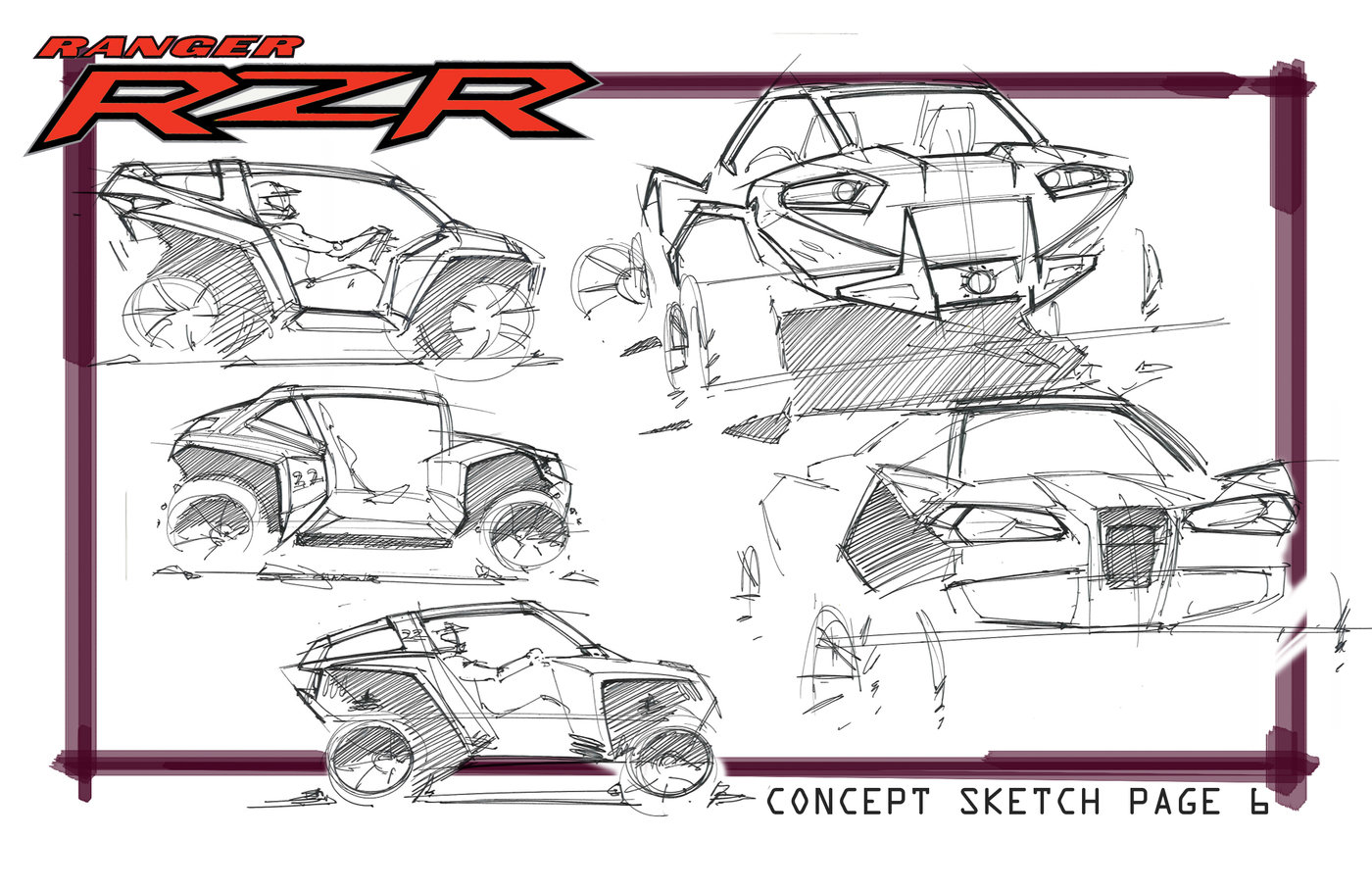 RZR sketches by Bryan Johnson at Coroflot.com