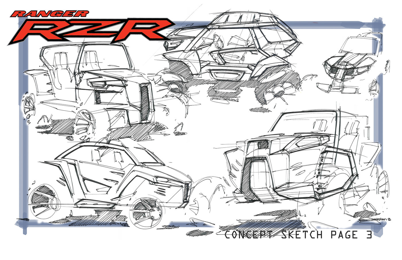 RZR sketches by Bryan Johnson at Coroflot.com