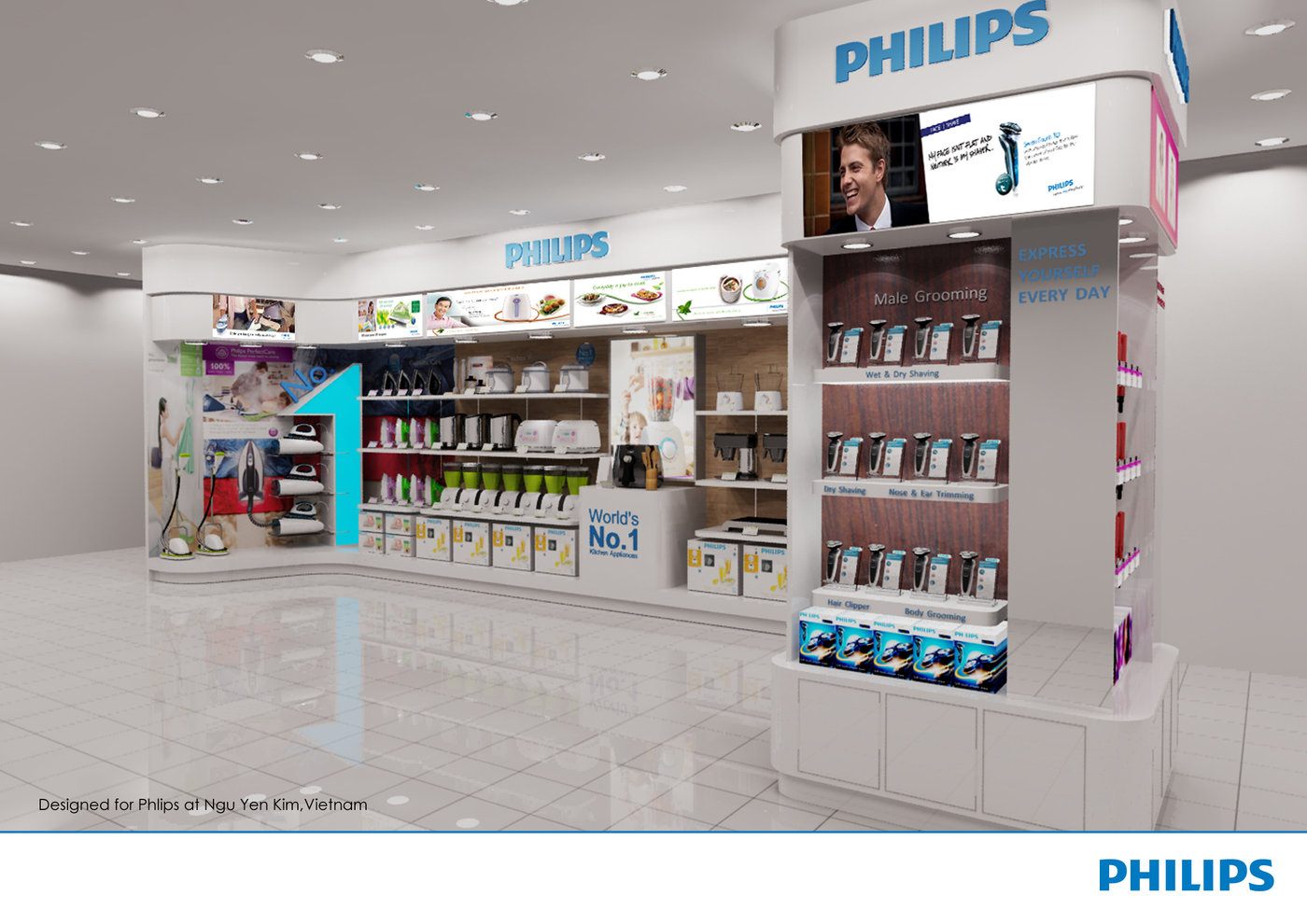 PHILIPS Retail Design by Vicky Riana at Coroflot.com
