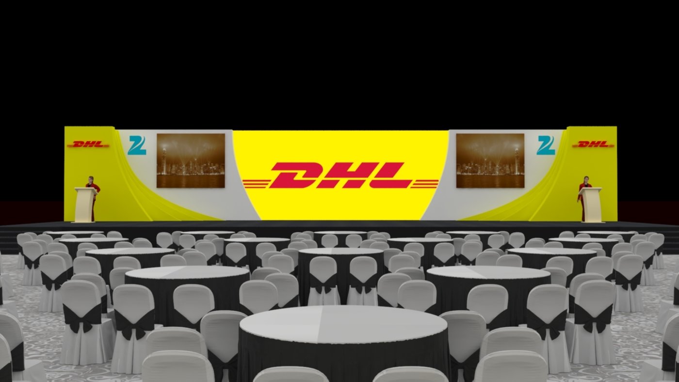 DHL Event design by Yogender Gaud at Coroflot.com