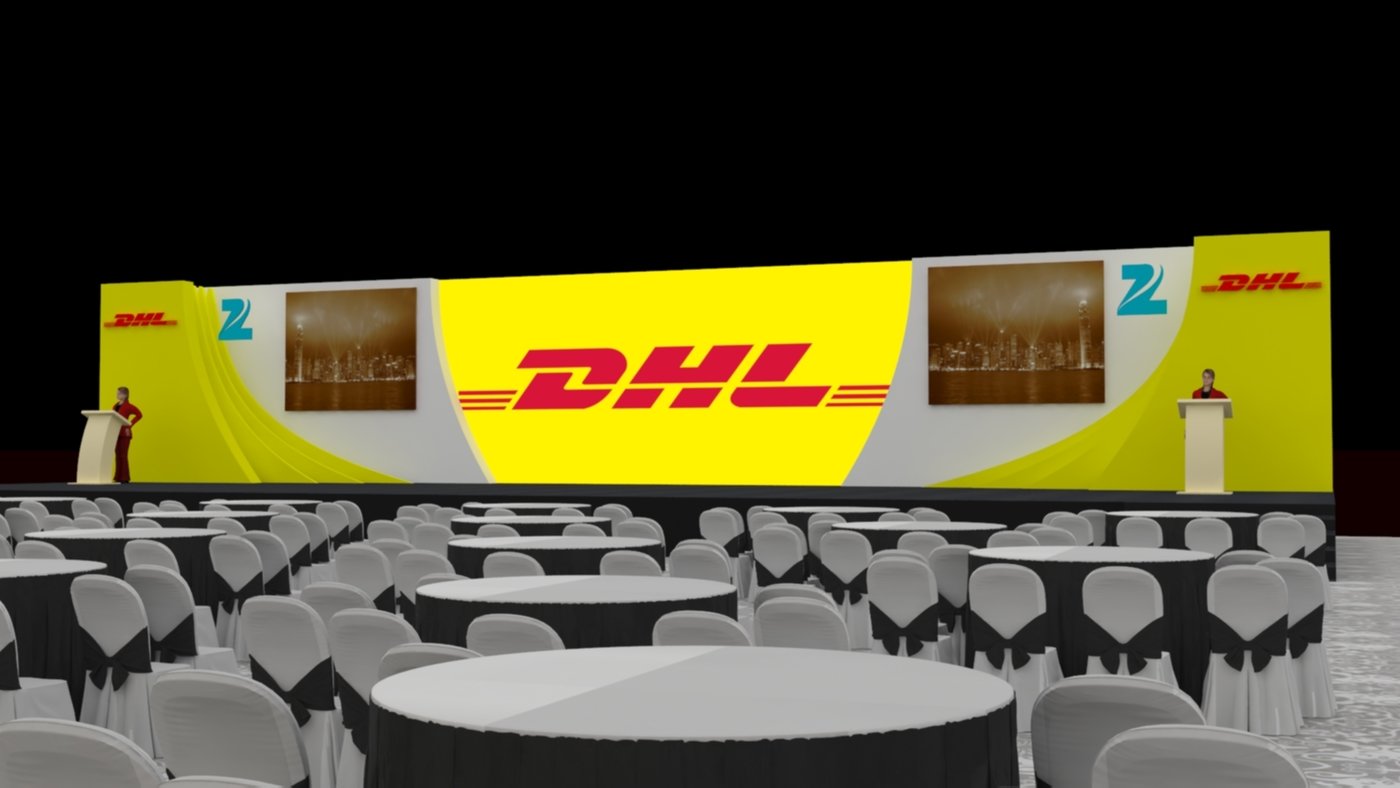 DHL Event design by Yogender Gaud at Coroflot.com