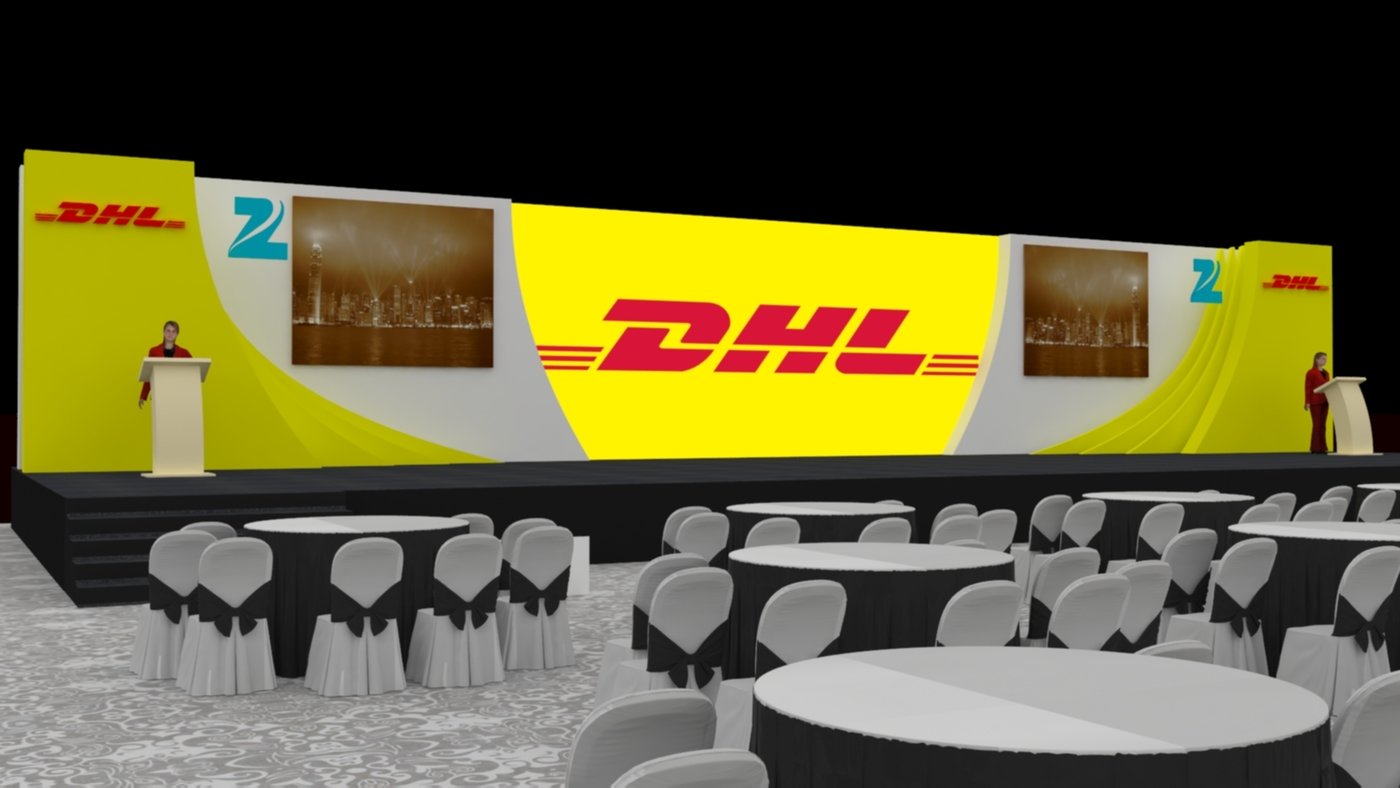 DHL Event design by Yogender Gaud at Coroflot.com