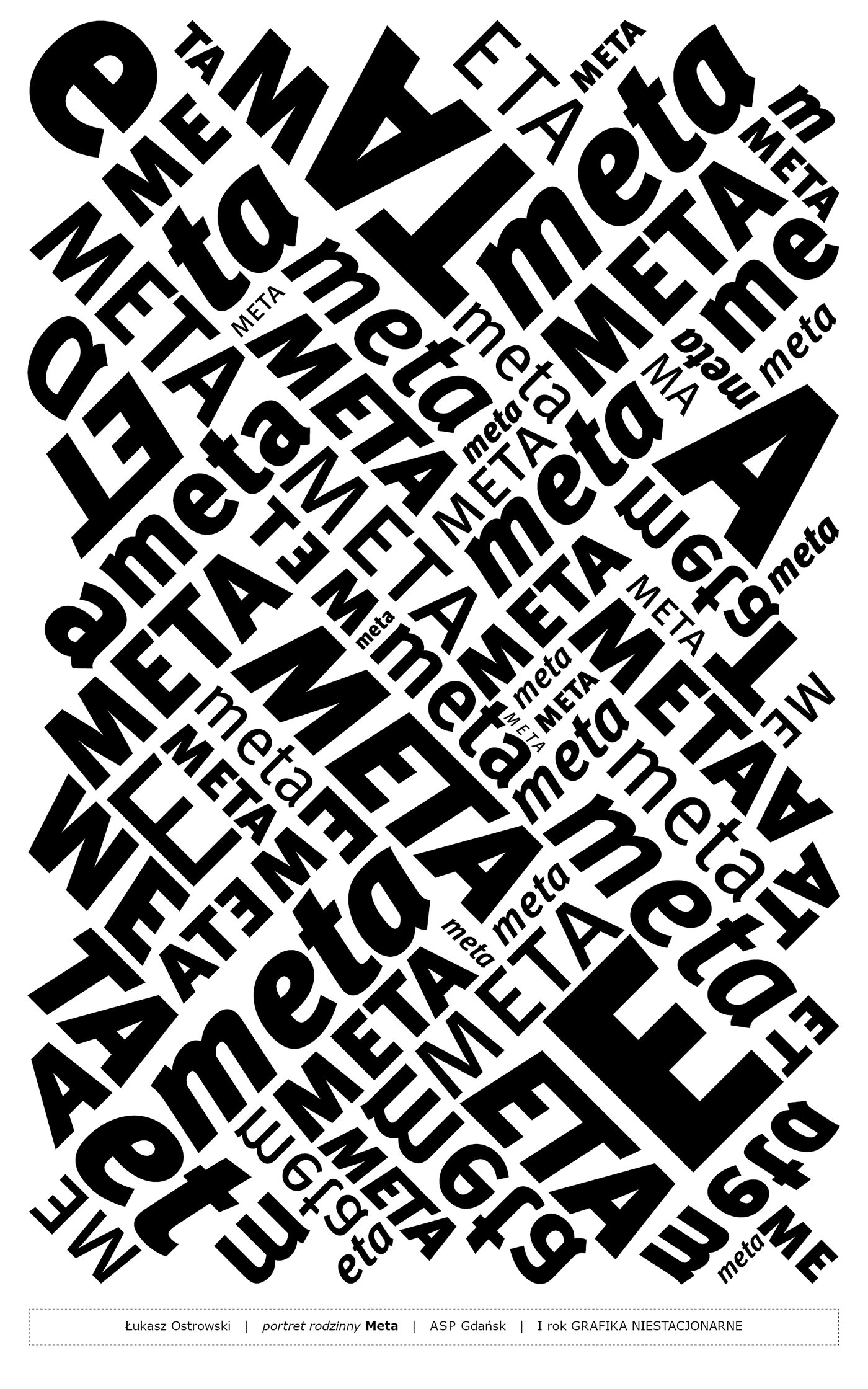 Meta font family portret by Lukasz Ostrowski at Coroflot.com
