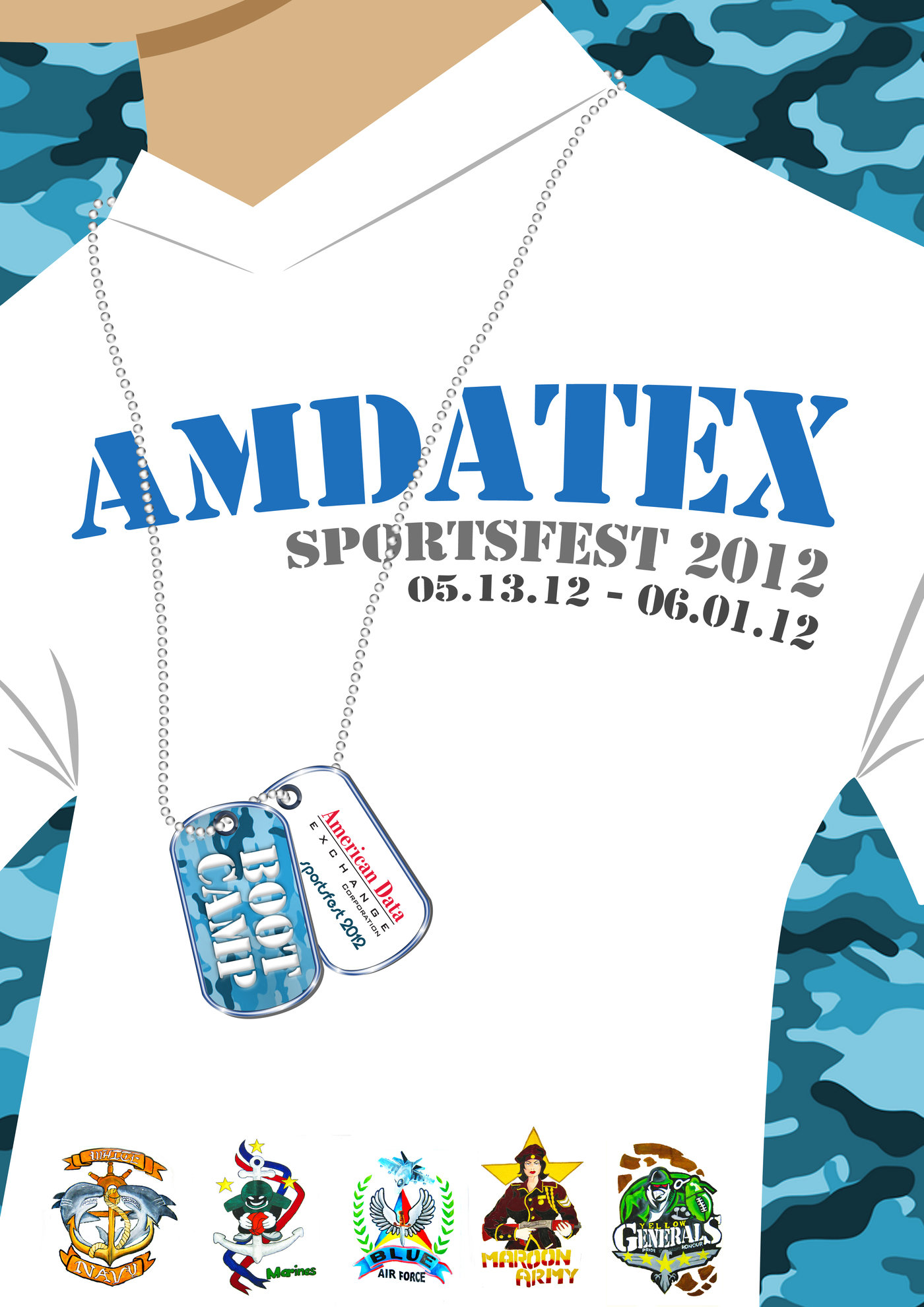 AMDATEX Sportsfest (Banner & Poser) by Deviousice Buencamino at ...