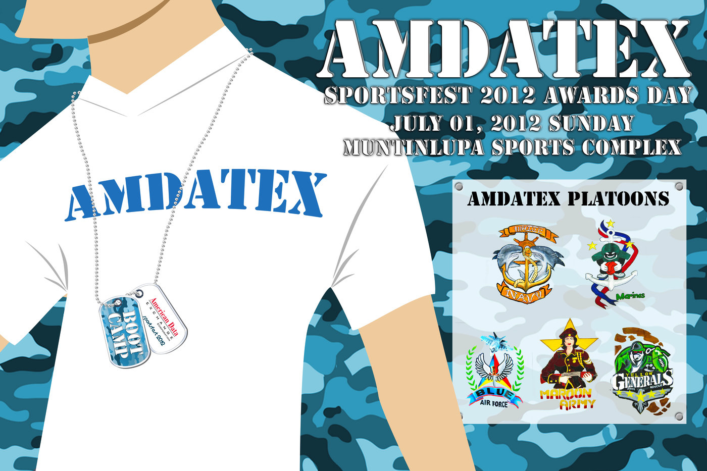 AMDATEX Sportsfest (Banner & Poser) by Deviousice Buencamino at ...